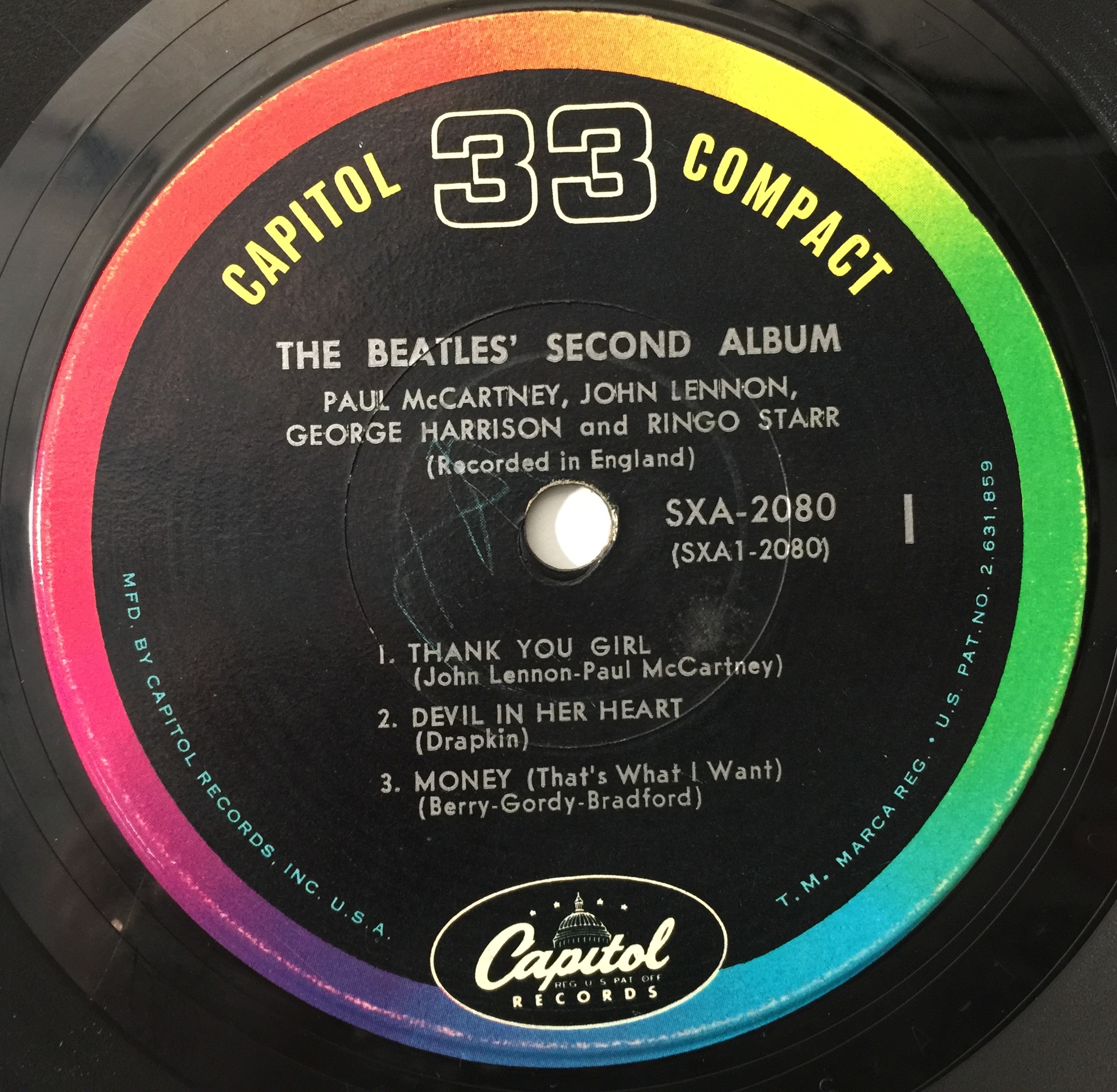 Lot 115 - THE BEATLES - THE BEATLES' SECOND ALBUM