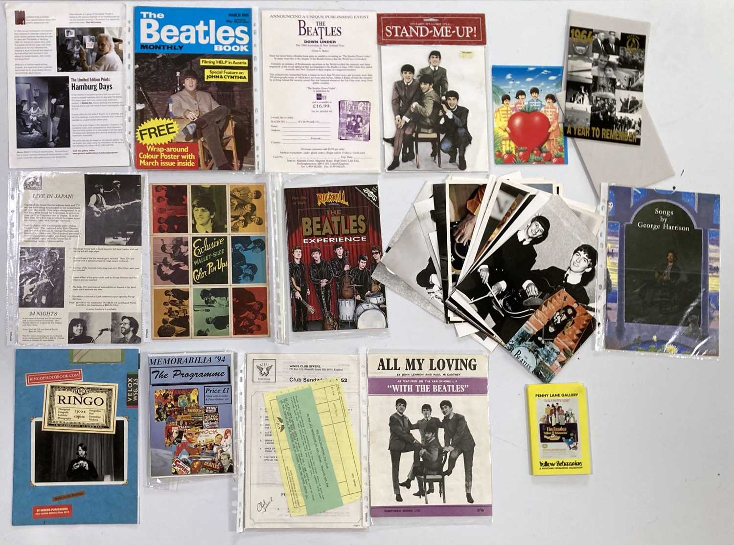 Lot 160 - BEATLES PROMOTIONAL MATERIAL INC GENESIS