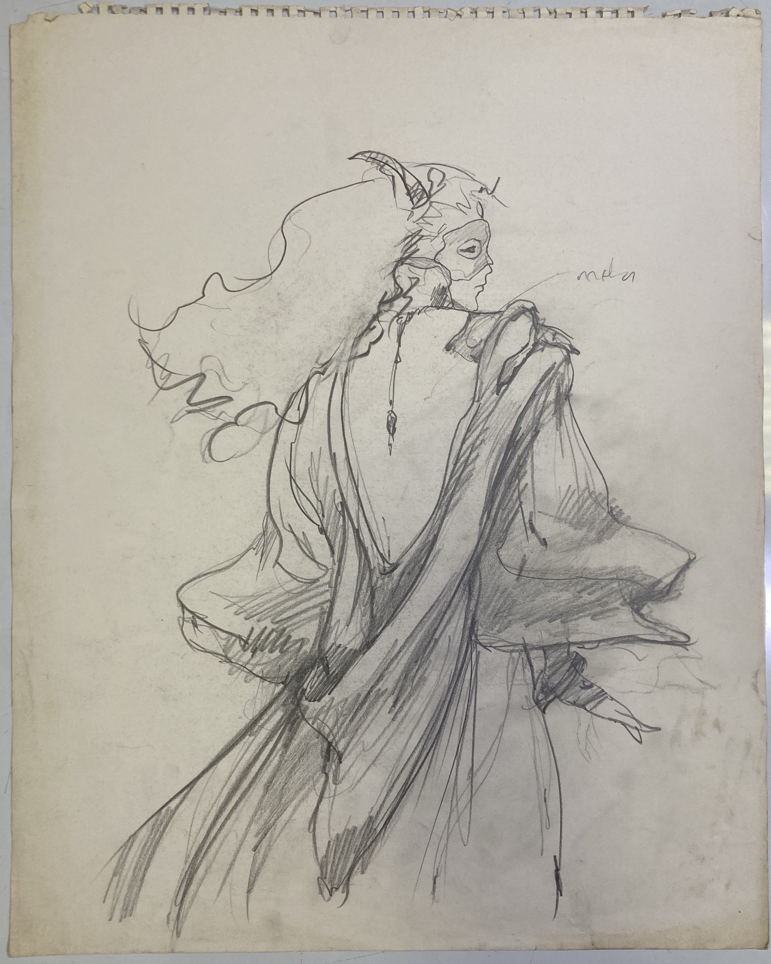 Lot 142 - LABYRINTH (1986) - ORIGINAL COSTUME DESIGNS.