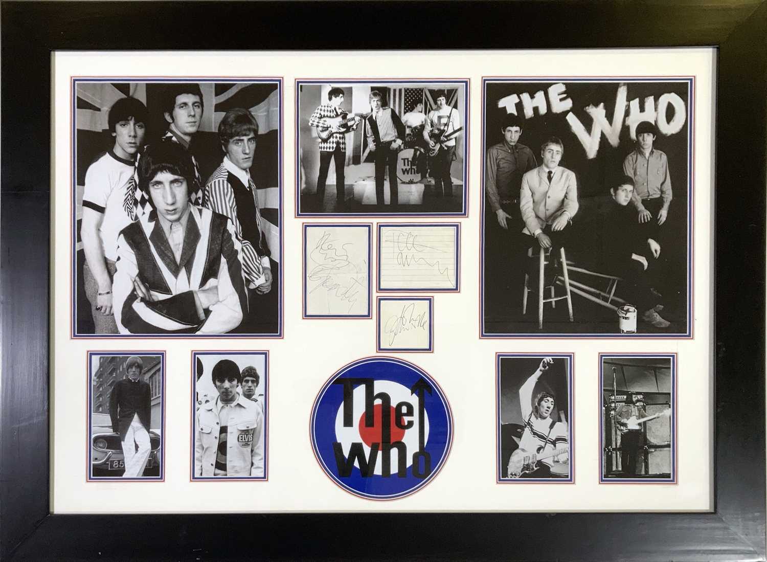 Lot 331 - THE WHO - A FULL SET OF SIGNATURES INCLUDING
