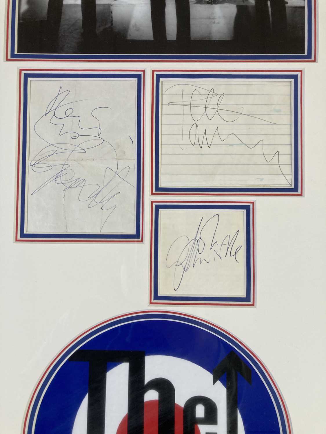 Lot 331 - THE WHO - A FULL SET OF SIGNATURES INCLUDING