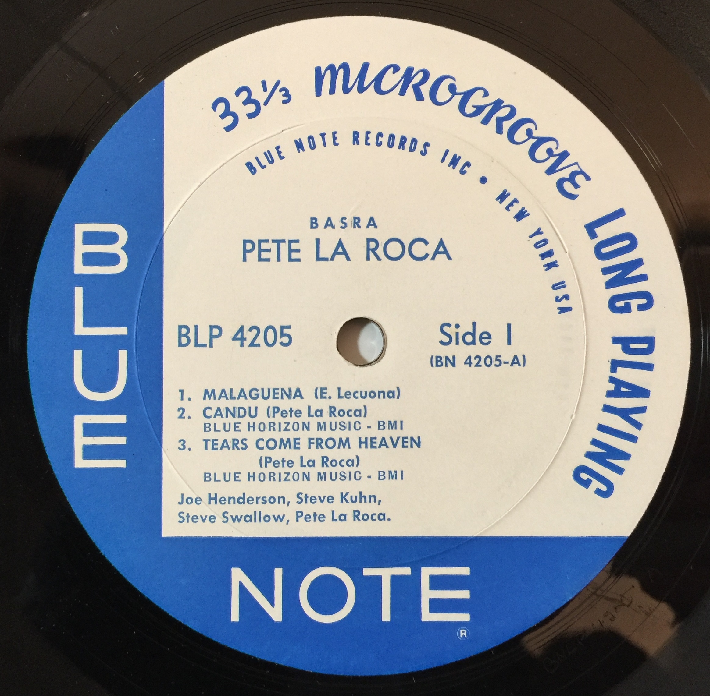 Lot 149 - PETE LA ROCA - BASRA LP (ORIGINAL US MONO