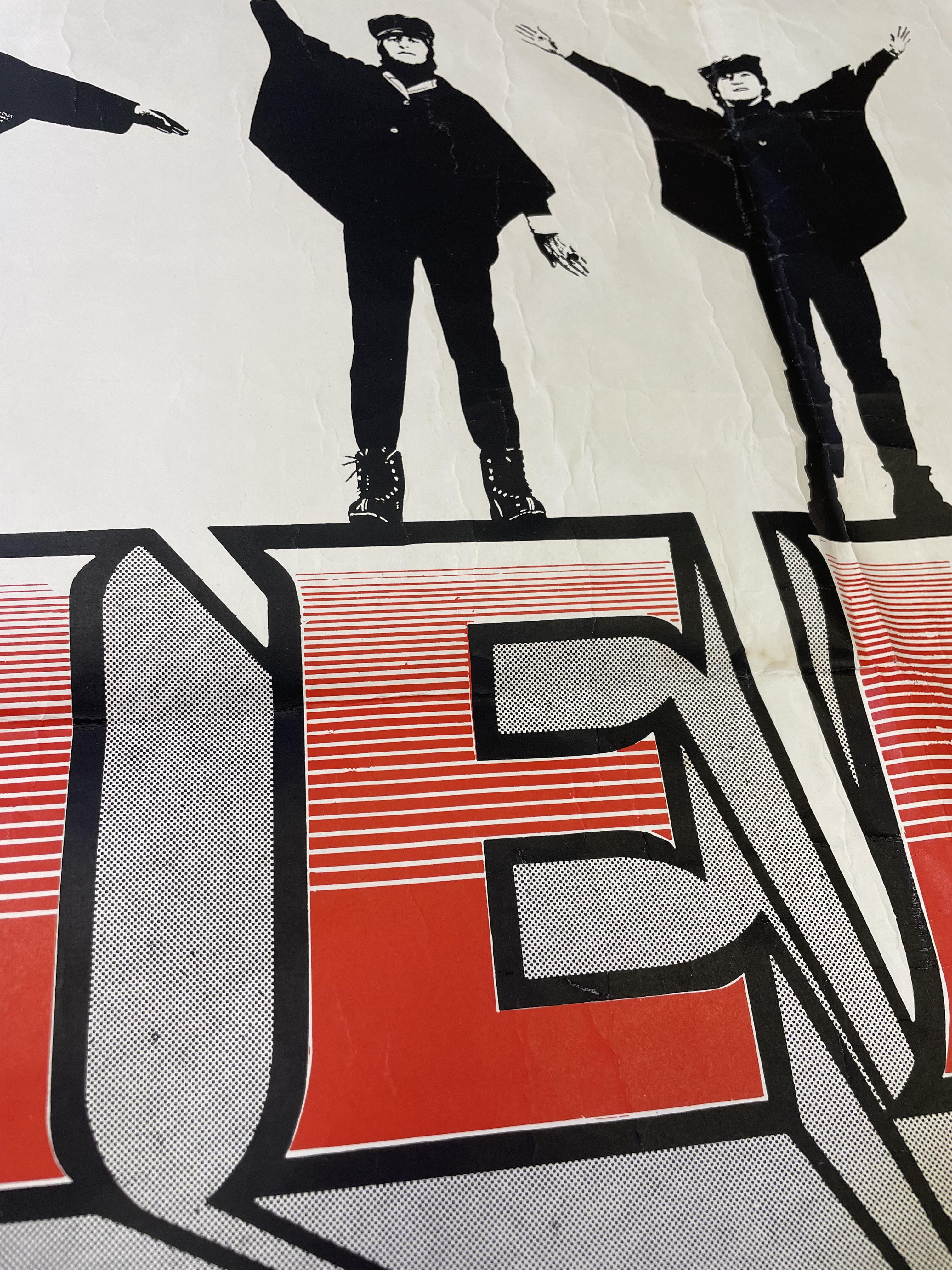 Lot 203 - HELP! A RARELY SEEN ORIGINAL CINEMA POSTER.