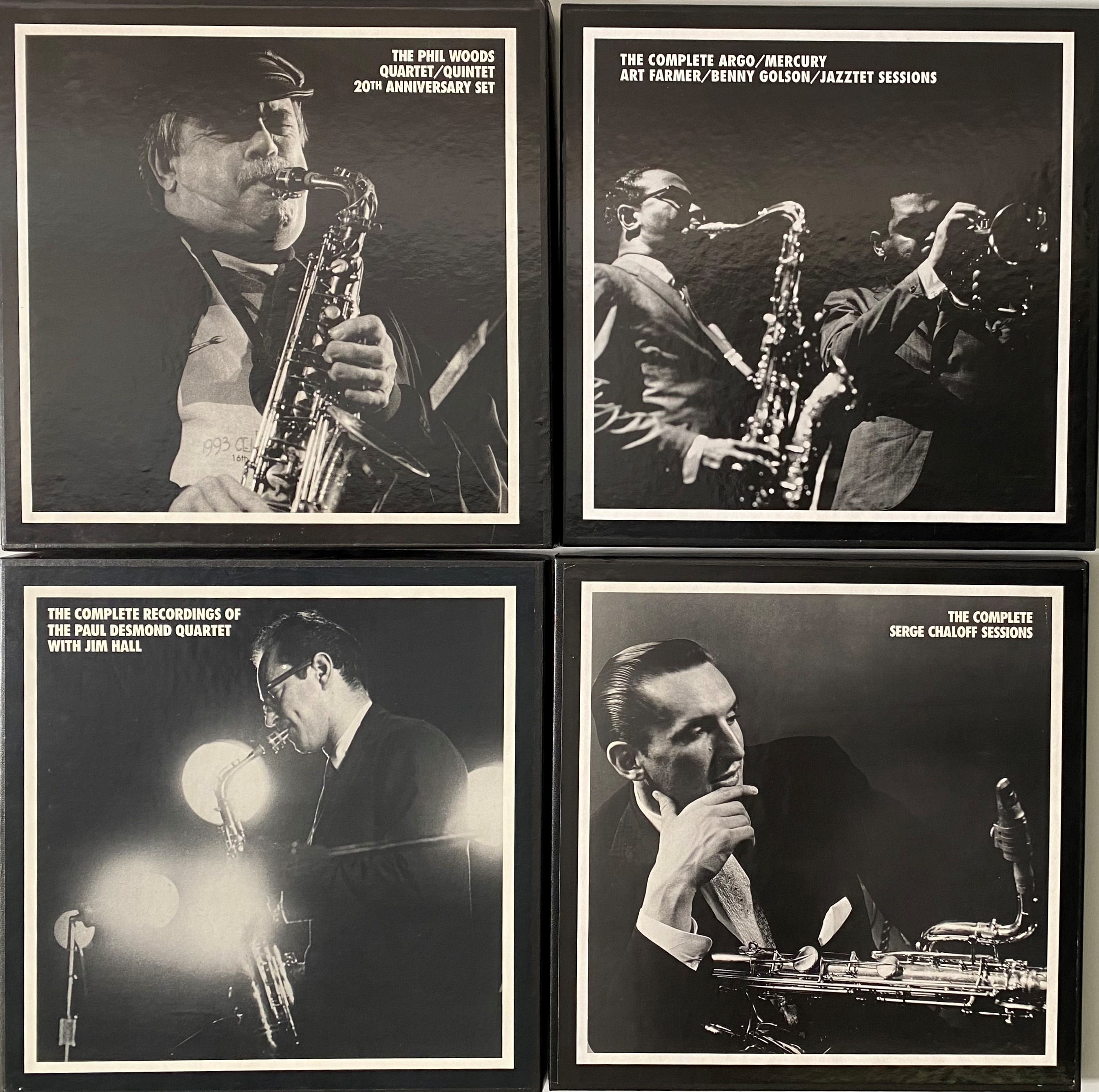 Lot 80 - JAZZ SAX LEGENDS - MOSAIC CD BOX SETS