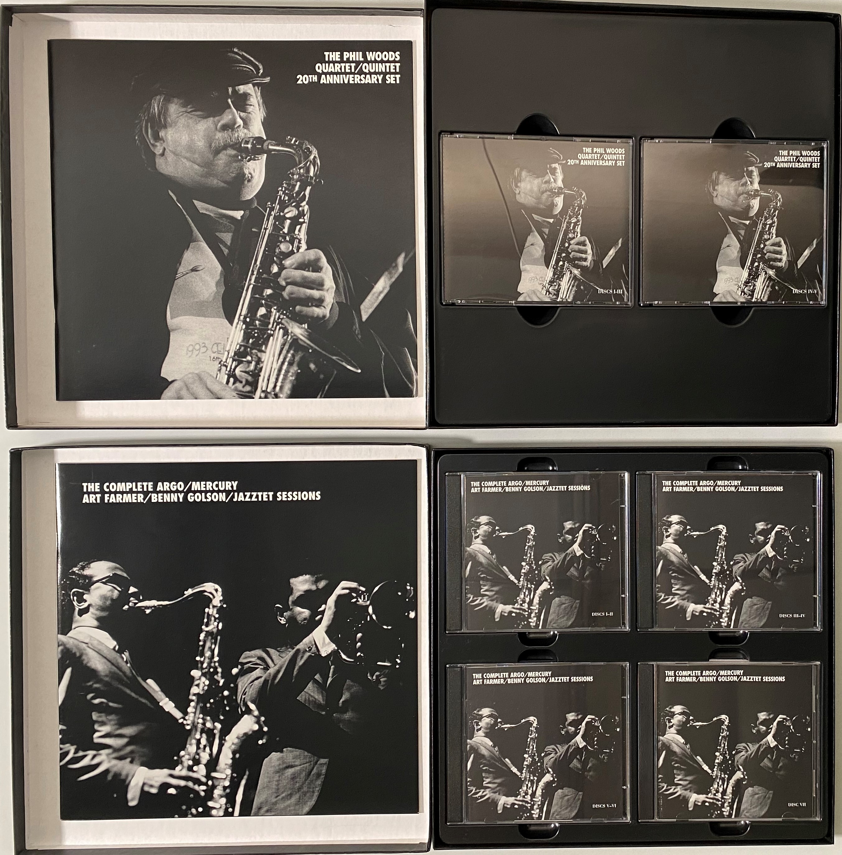 Lot 80 - JAZZ SAX LEGENDS - MOSAIC CD BOX SETS