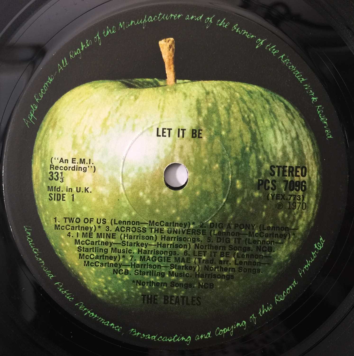 Lot 24 - THE BEATLES - LET IT BE LP (ORIGINAL UK 'PXS