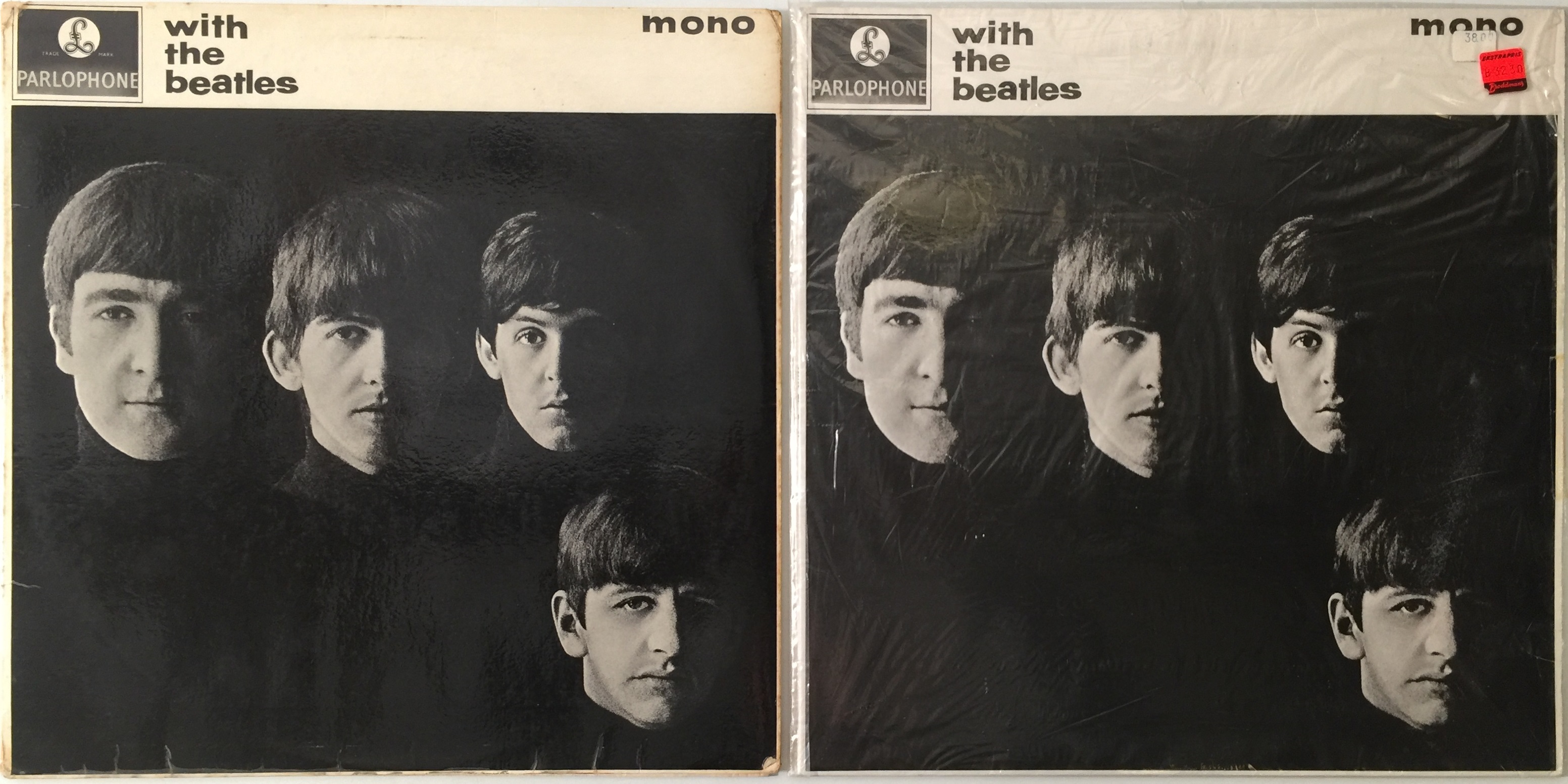 Lot 30 - THE BEATLES - WITH THE BEATLES LPS