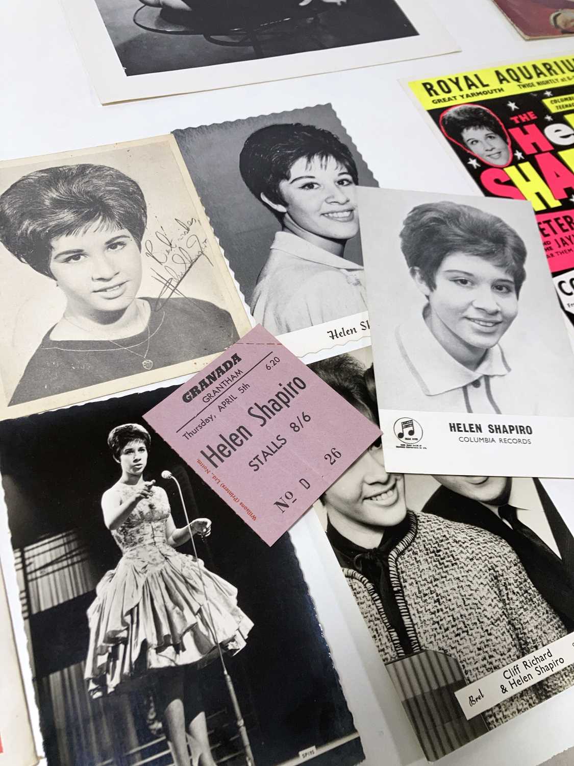 Lot 110 - HELEN SHAPIRO - CONCERT POSTER / HANDBILLS