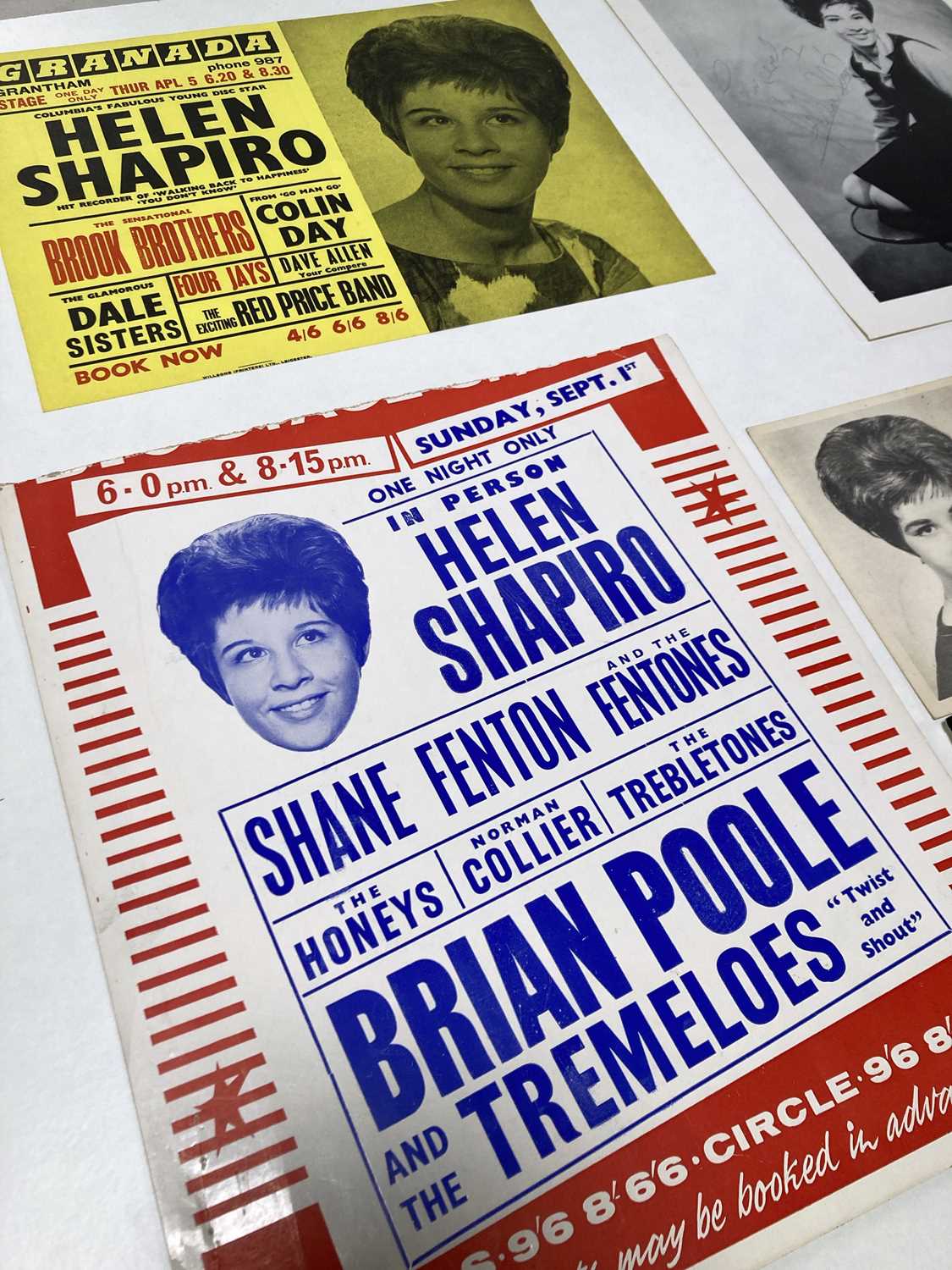 Lot 110 - HELEN SHAPIRO - CONCERT POSTER / HANDBILLS