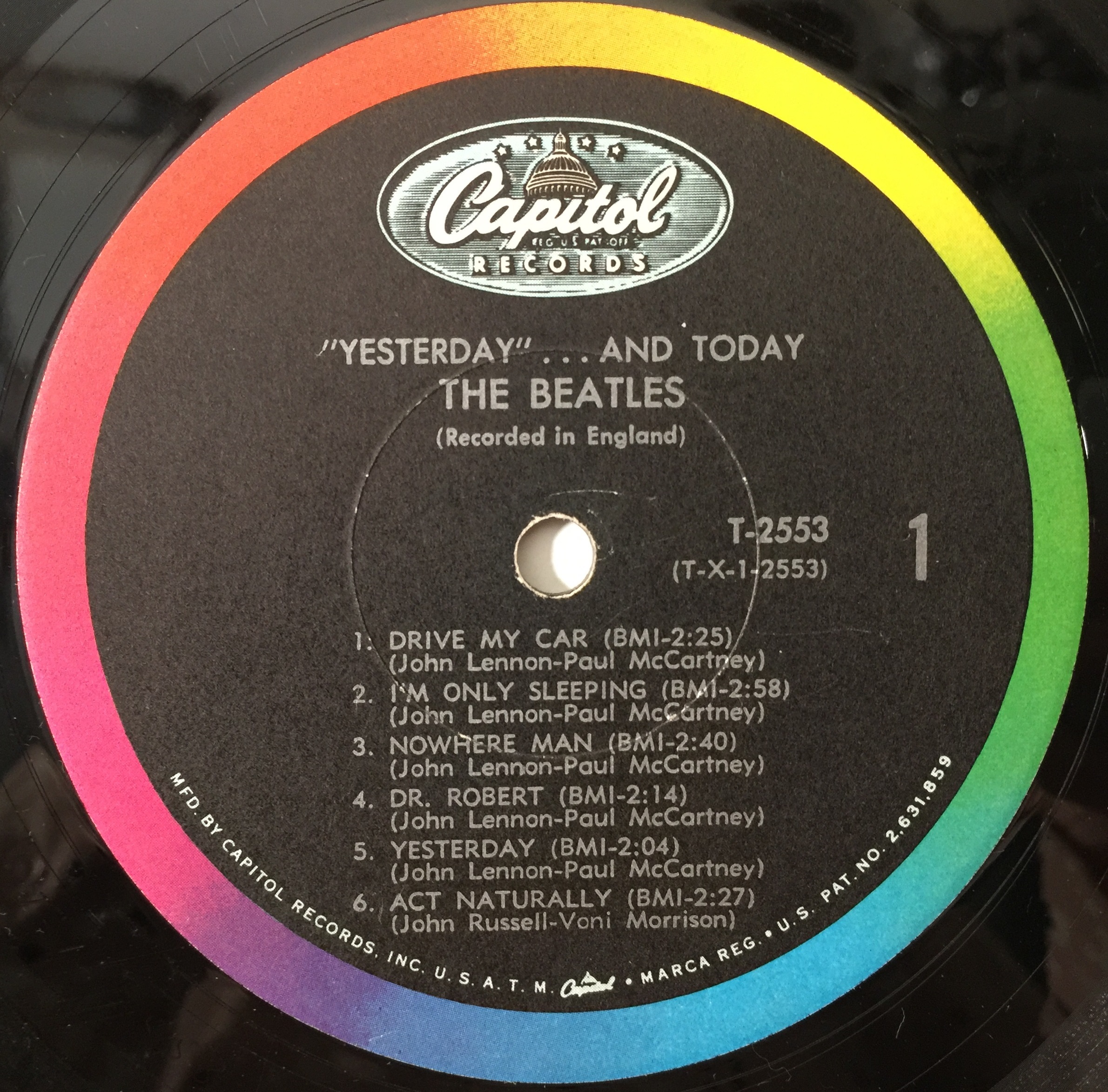 Lot 12 - THE BEATLES - YESTERDAY AND TODAY 'BUTCHER