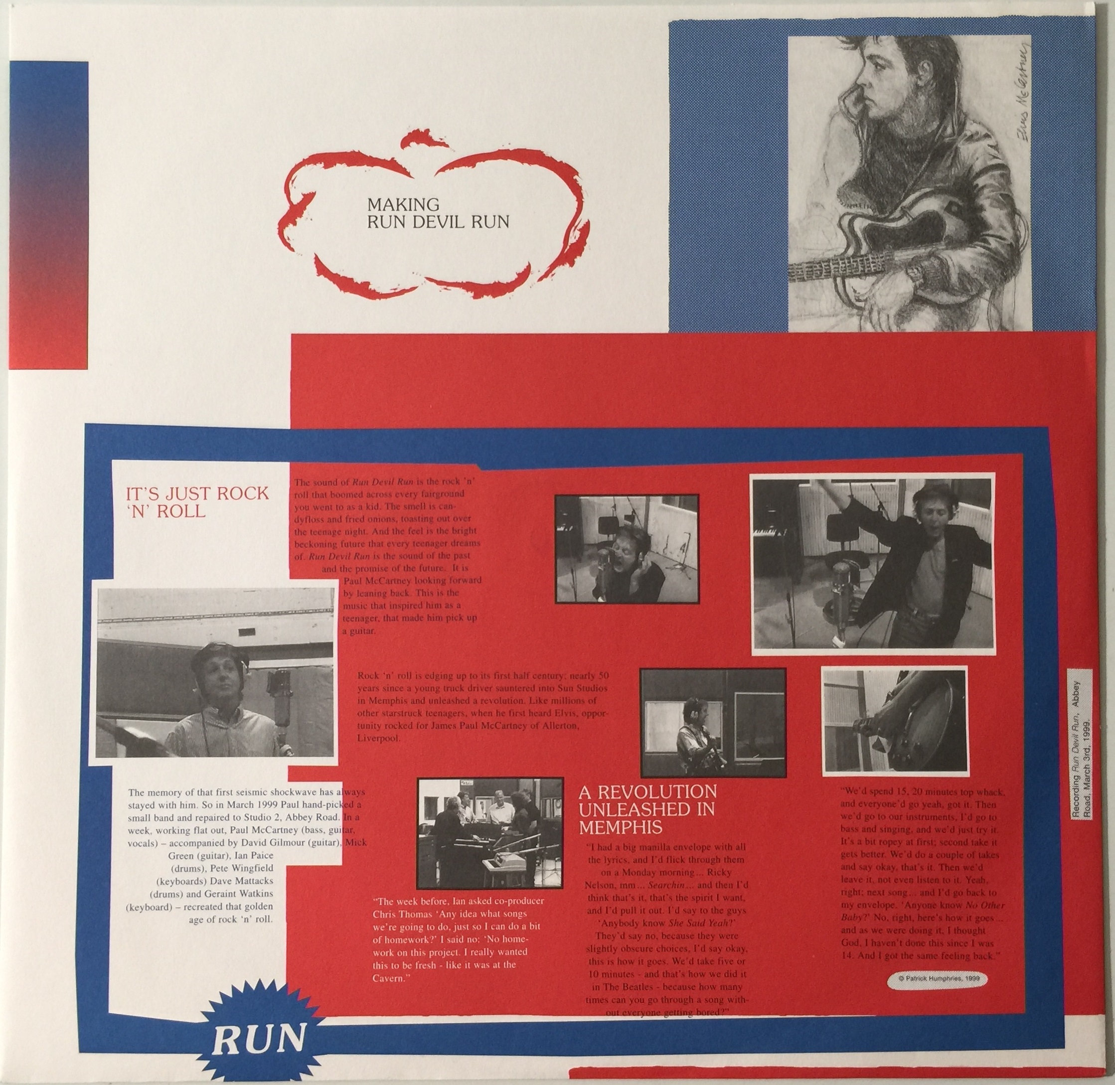 Lot 22 - PAUL MCCARTNEY - RUN DEVIL RUN LP (522 3511).