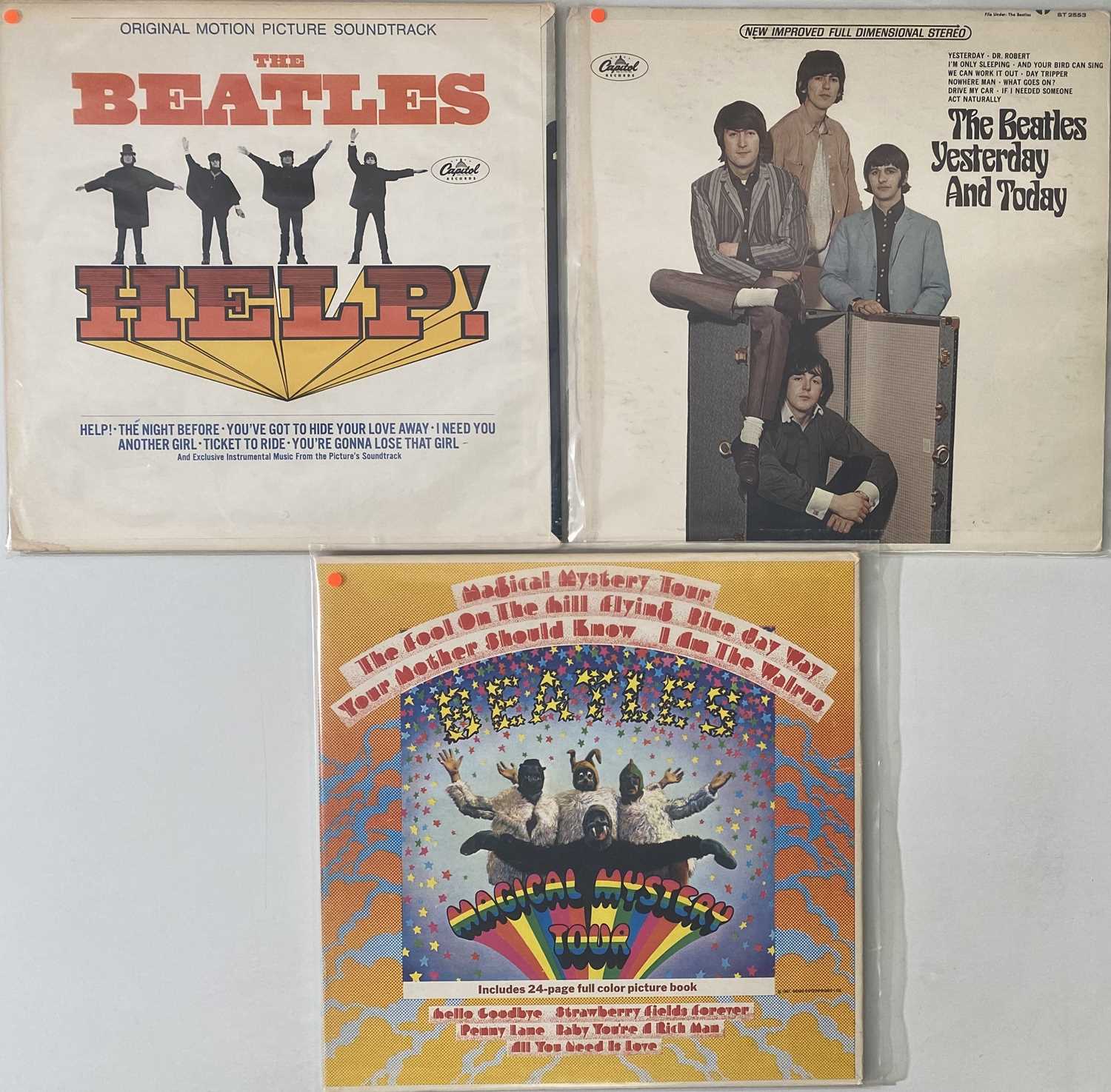 Lot 42 - THE BEATLES - US PRESSING LPs (MAINLY EARLY