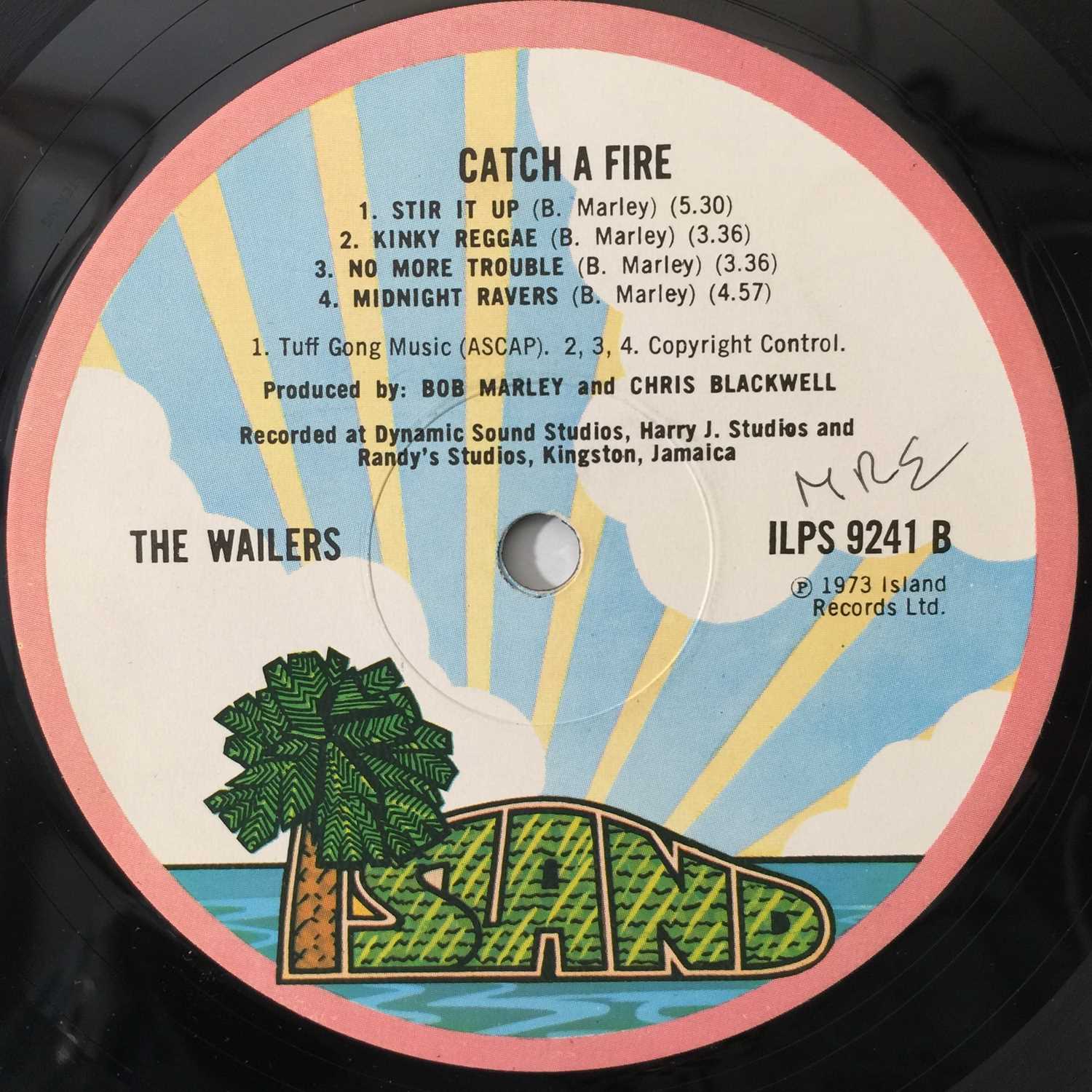 Lot 203 - THE WAILERS - CATCH A FIRE (UK OG - ILPS
