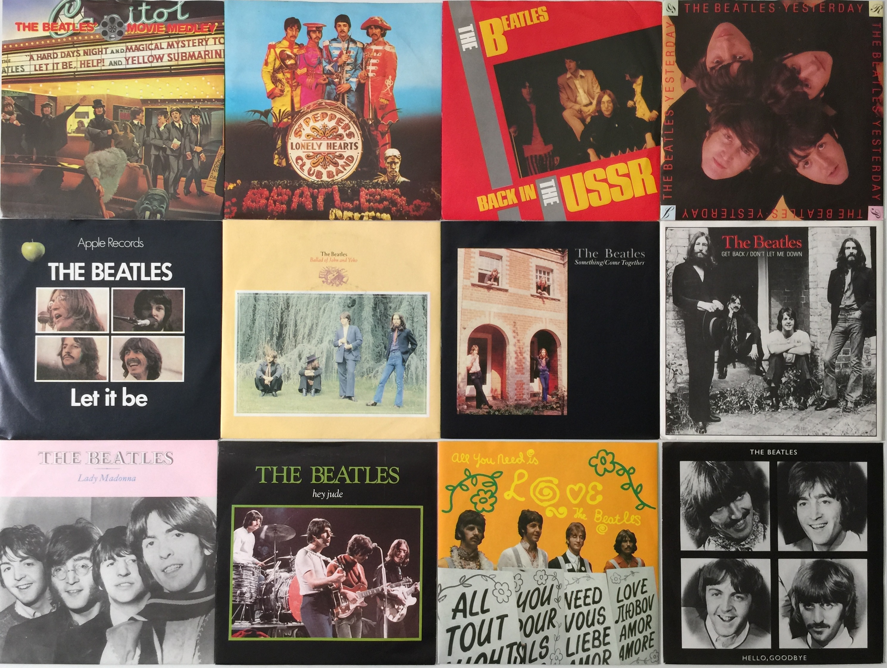 Lot 70 - THE BEATLES - THE BEATLES SINGLES COLLECTION
