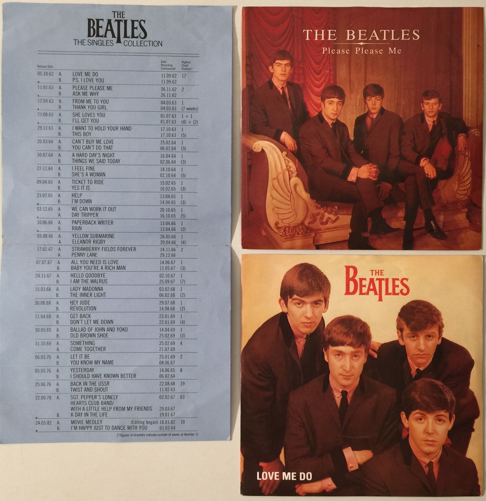 Lot 70 - THE BEATLES - THE BEATLES SINGLES COLLECTION