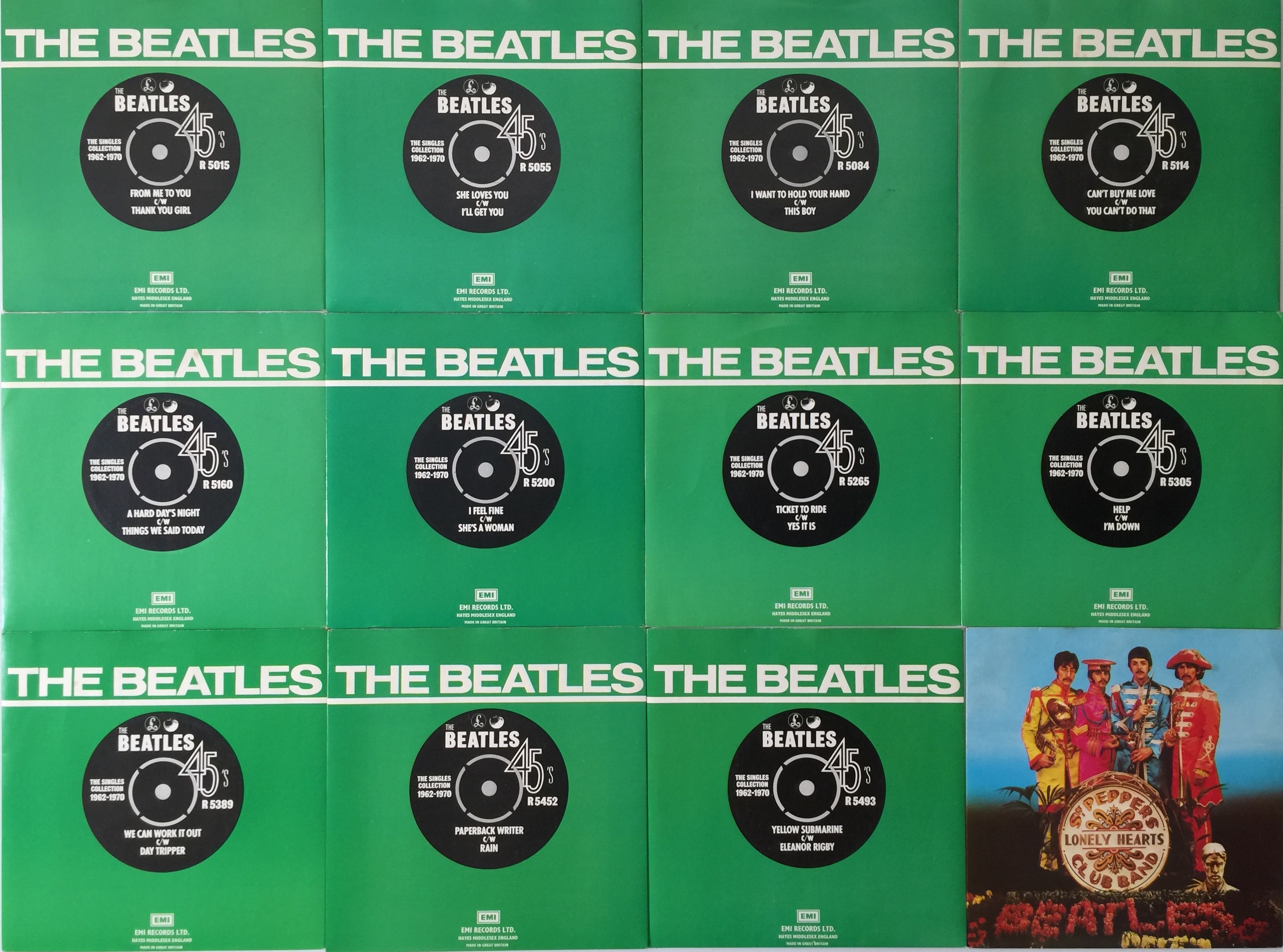 Lot 53 - THE BEATLES - 7" & CASSETTE BOX SETS