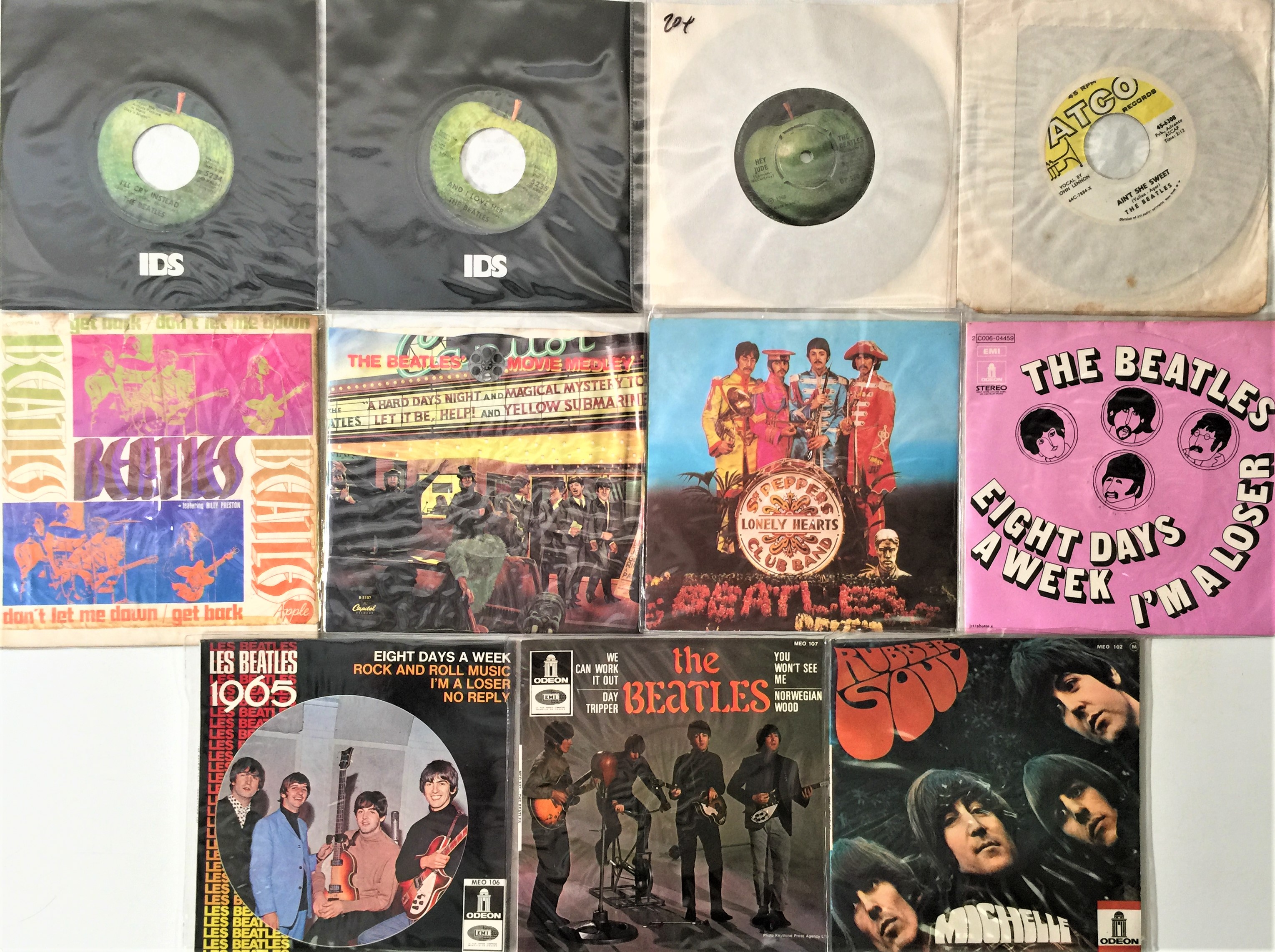 Lot 73 - THE BEATLES - EP / 7" COLLECTION - OVERSEAS