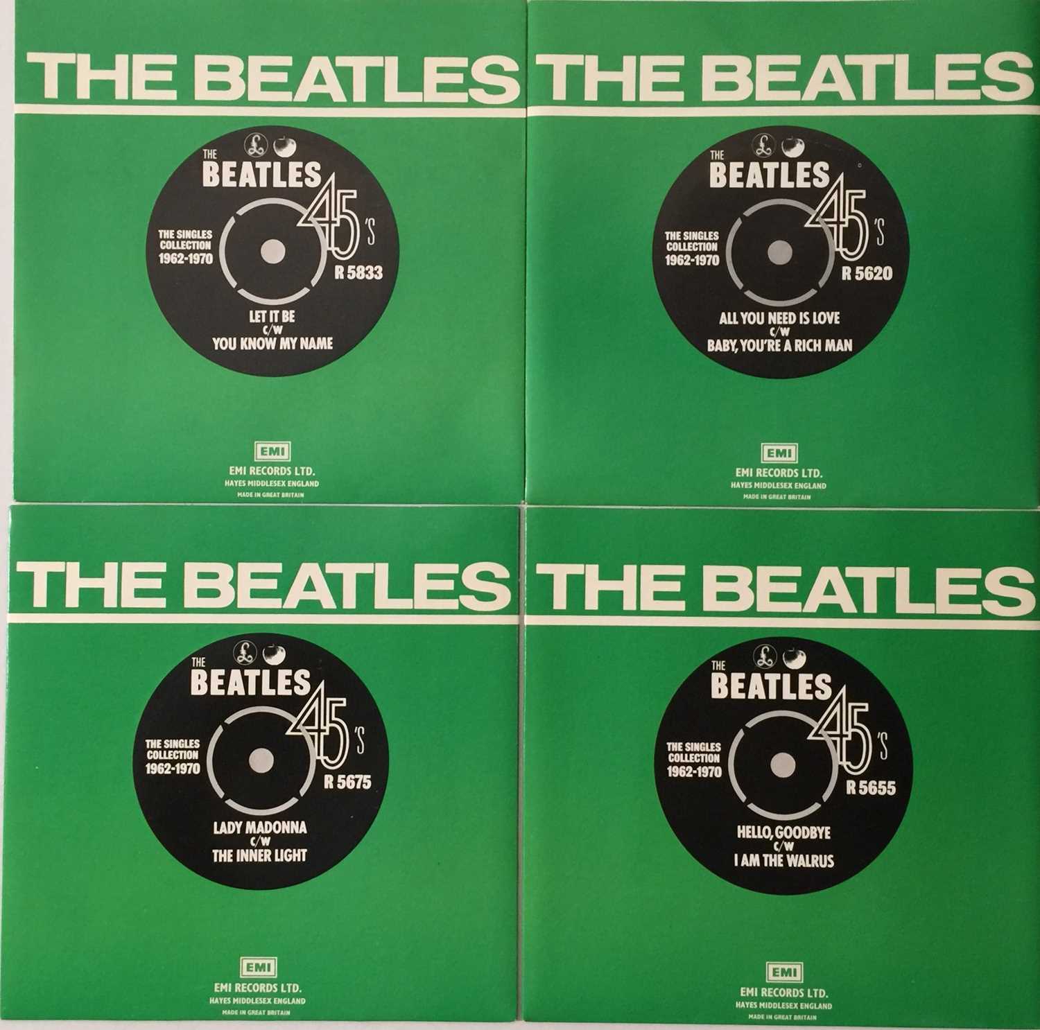 Lot 62 - THE BEATLES - THE SINGLES COLLECTION