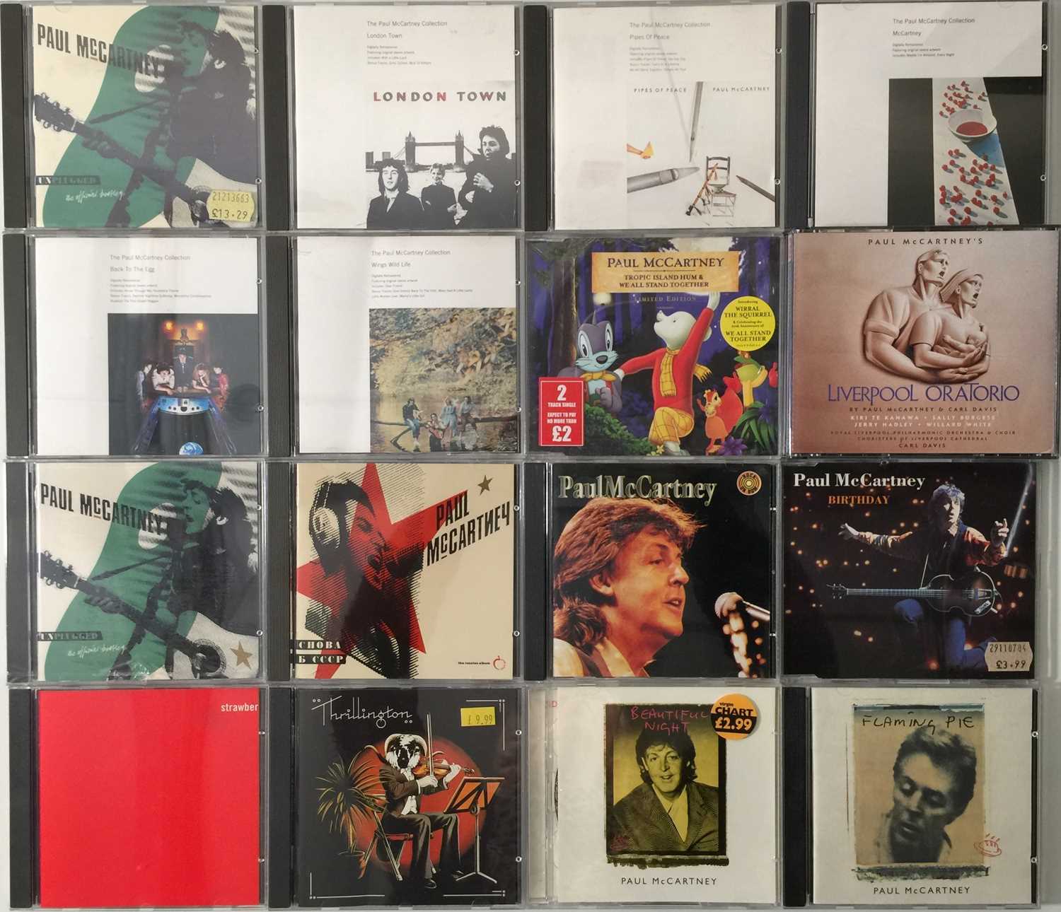 Lot 87 - PAUL MCCARTNEY & WINGS - CDs / T-SHIRTS / BOX