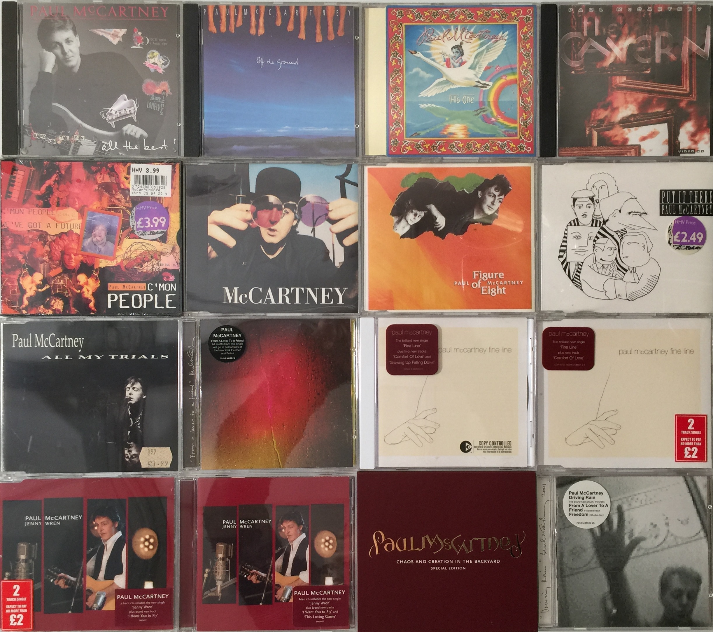Lot 87 - PAUL MCCARTNEY & WINGS - CDs / T-SHIRTS / BOX