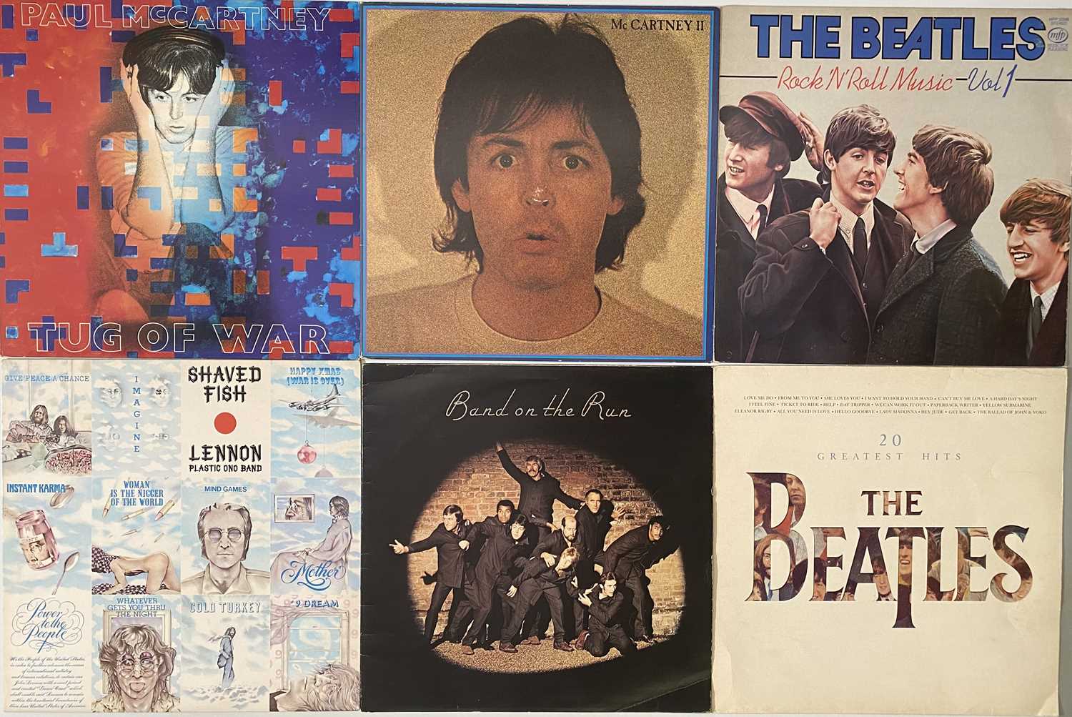 Lot 65 - THE BEATLES/SOLO - LPs (REISSUES/OVERSEAS)