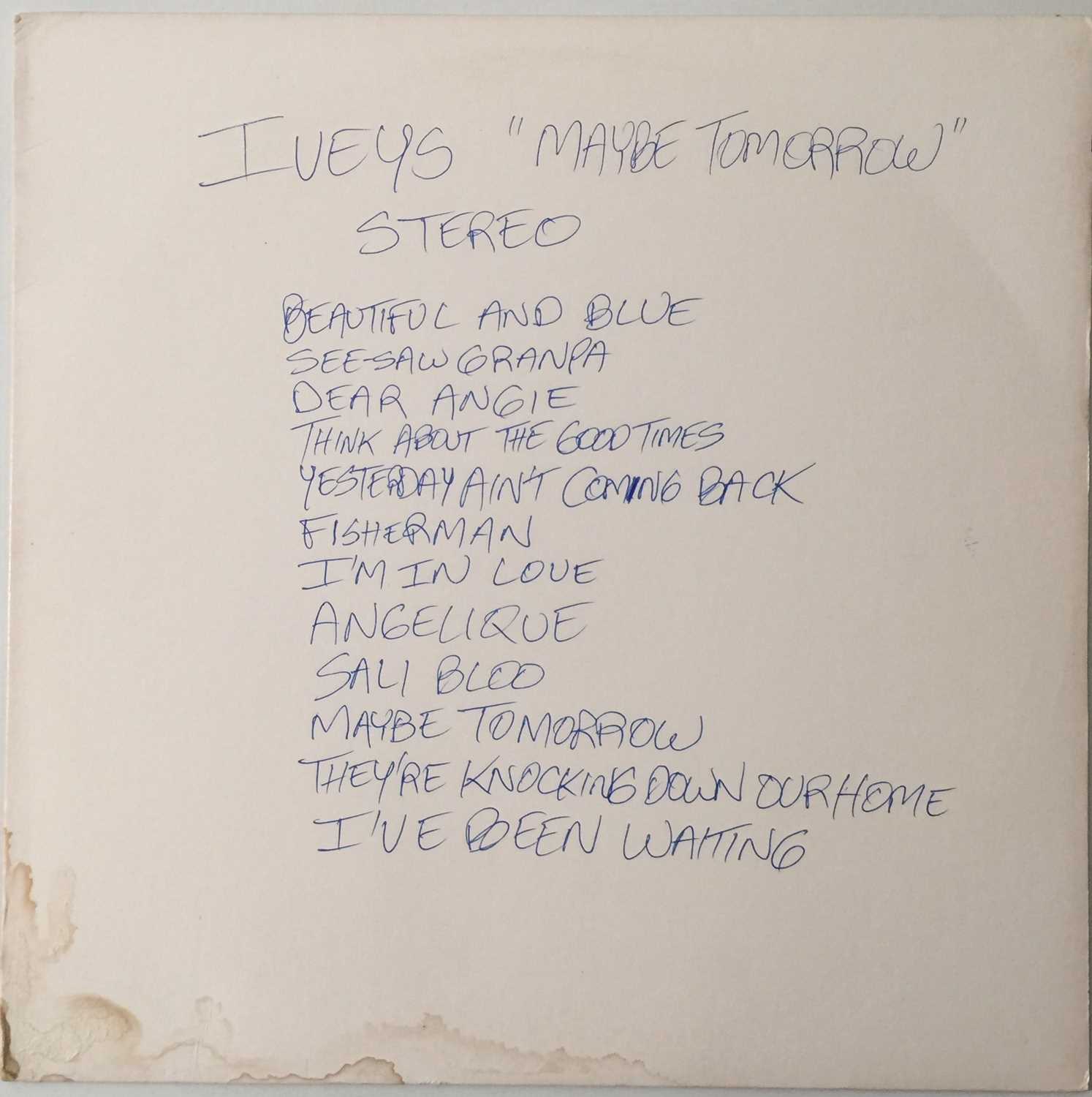 Lot 119 - THE IVEYS (BADFINGER) - MAYBE TOMORROW LP