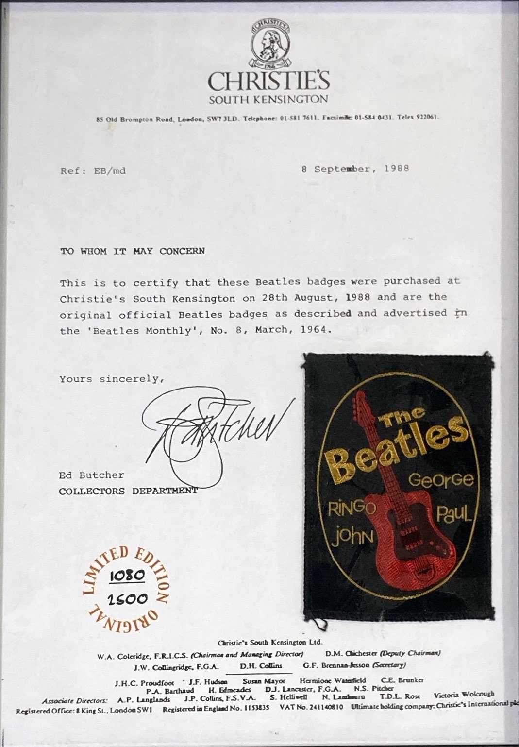 Lot 165 - BEATLES MEMORABILIA INC LIDO TOYS COMB, 1964