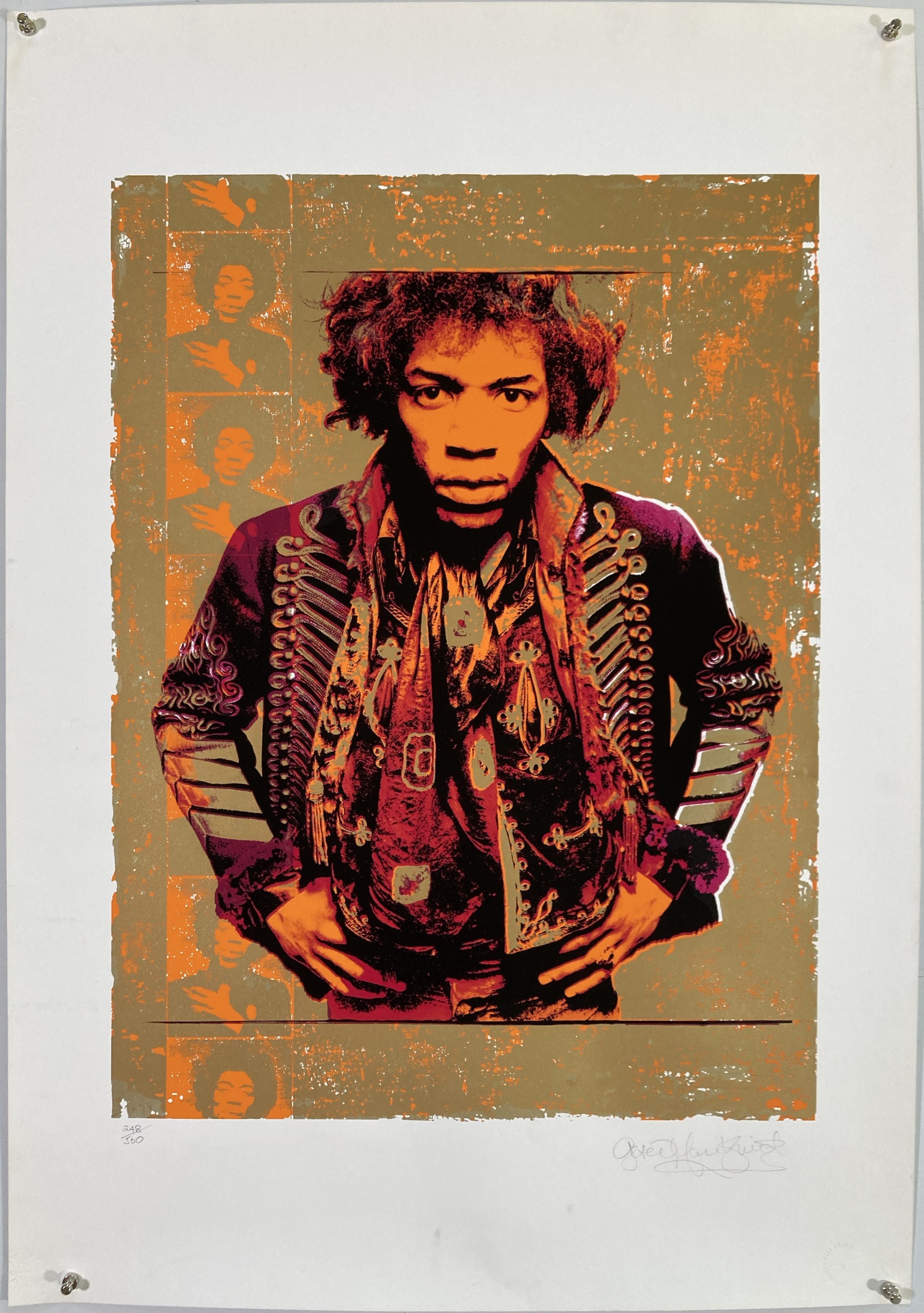 Lot 391 - JIMI HENDRIX - A SIGNED, LIMITED EDITION