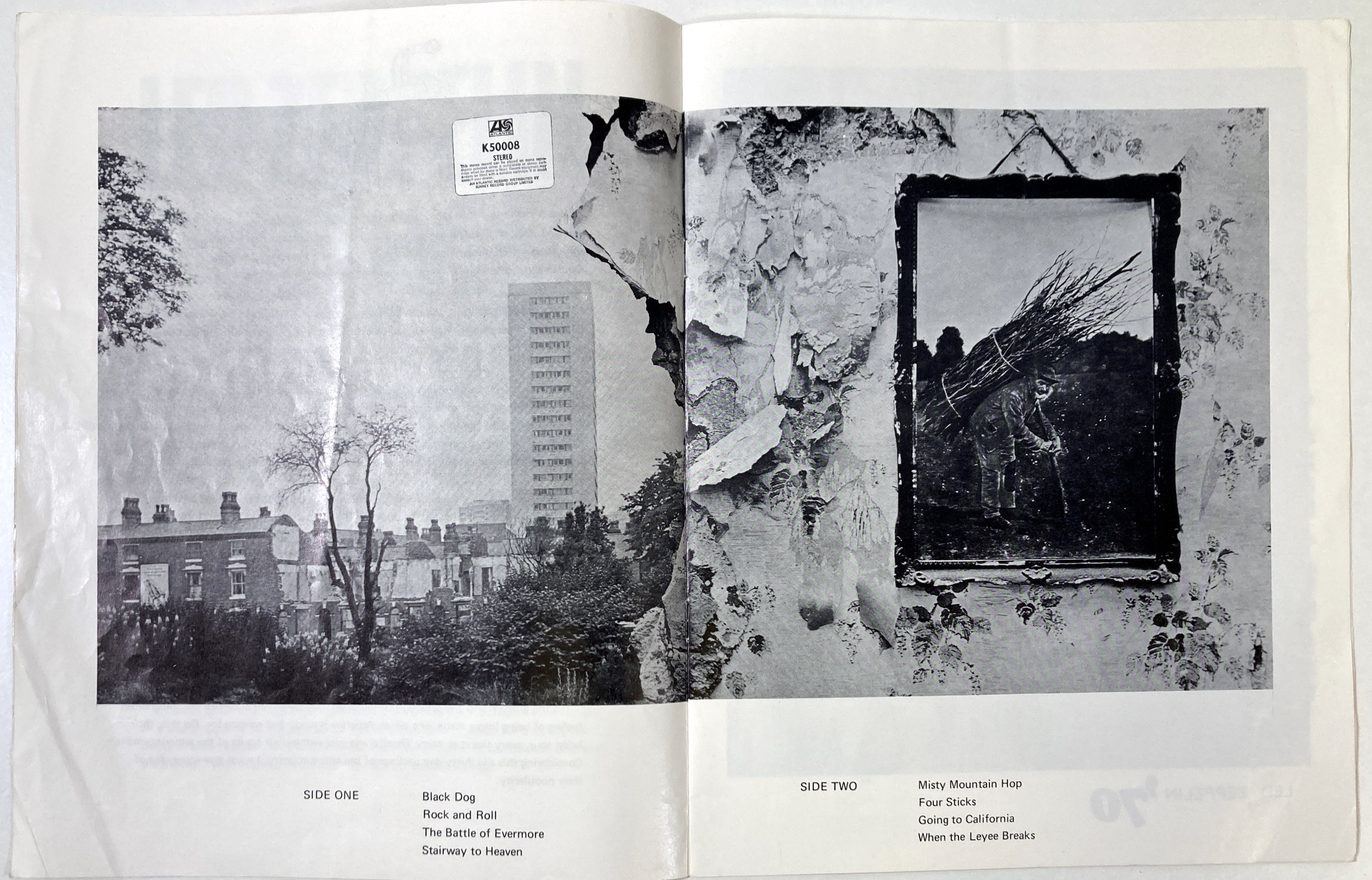 Lot 424 - LED ZEPPELIN - 1972 PROGRAMME.