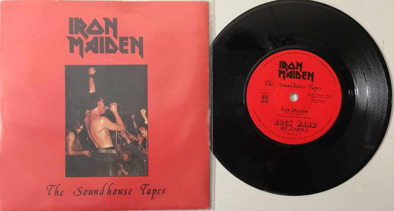 Lot 224 - IRON MAIDEN - THE SOUNDHOUSE TAPES 7" PACK
