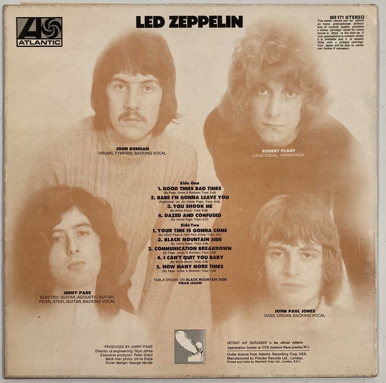 Lot 112 - LED ZEPPELIN - LED ZEPPELIN 'I' LP (EARLY UK