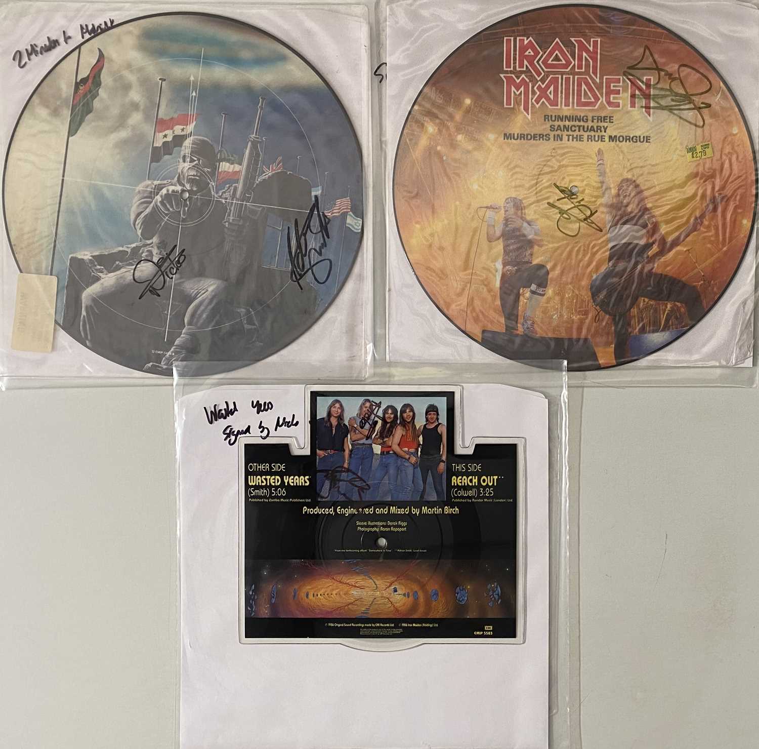 Lot 230 - IRON MAIDEN - 12"/ LP PICTURE DISC PACK (INC