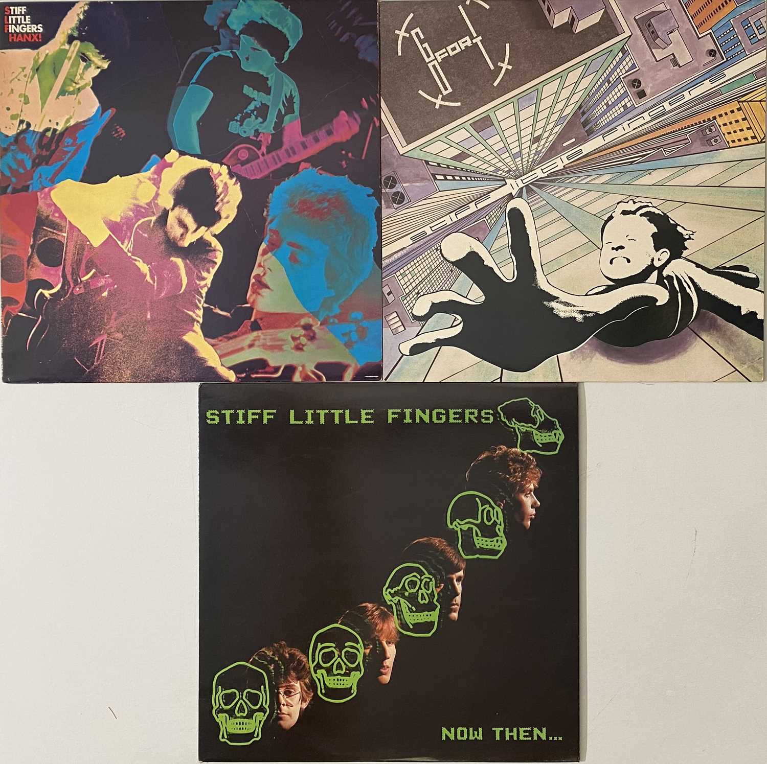 Lot 45 - THE CLASH/ STIFF LITTLE FINGERS - LP/ 7"