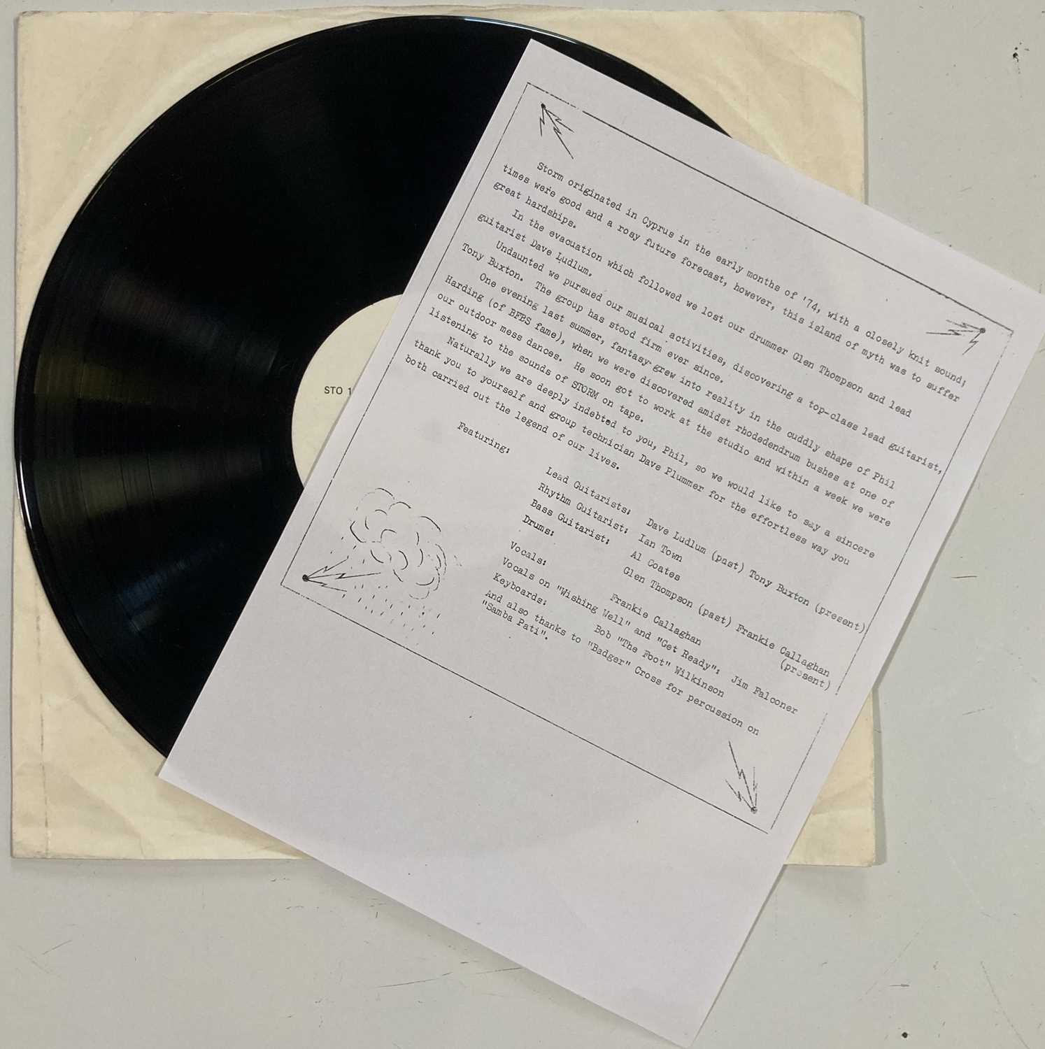 Lot 123 - STORM - BE MY FRIEND LP (ORIGINAL UK COPY