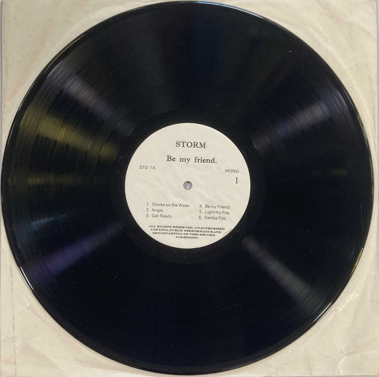 Lot 123 - STORM - BE MY FRIEND LP (ORIGINAL UK COPY
