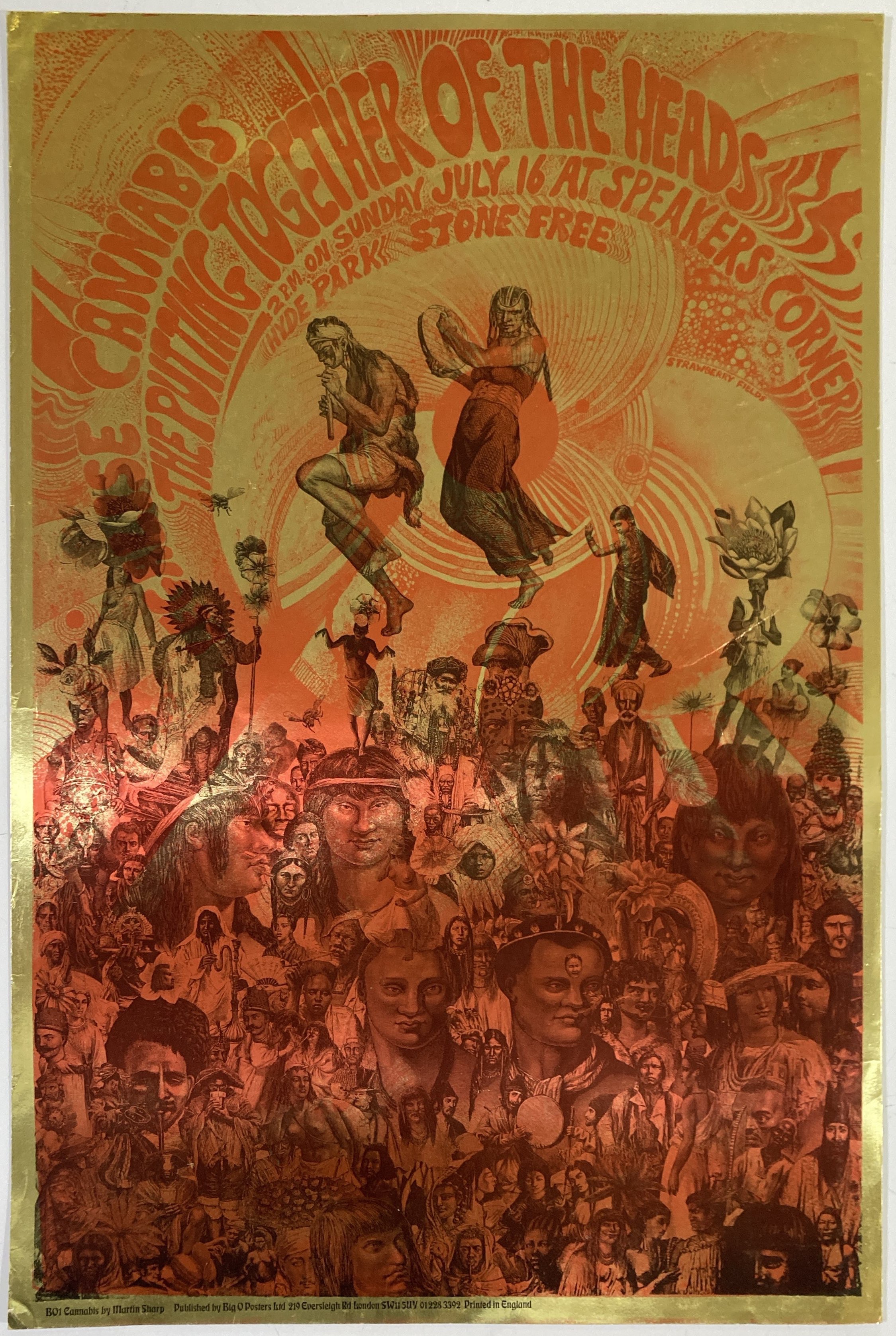 Lot 309 - BIG O POSTERS - MARTIN SHARP - CANNABIS.
