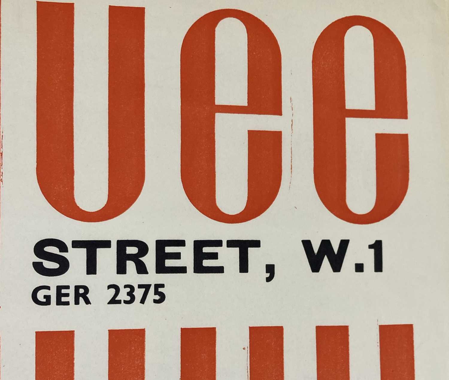 Lot 311 - THE MARQUEE CLUB - ORIGINAL 1967 LISTING