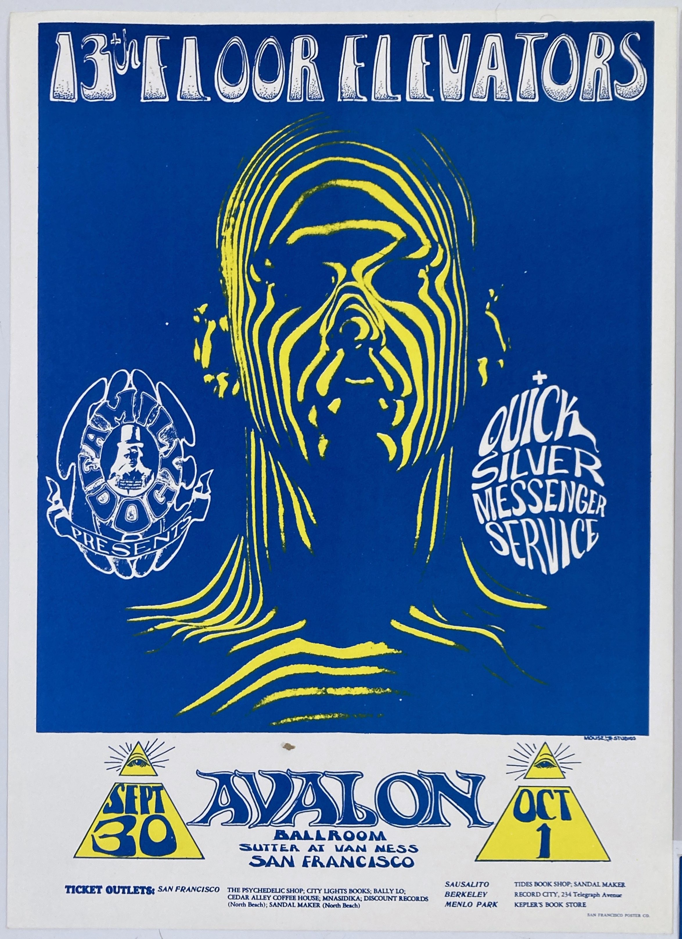 Lot 222 - 1960S SAN FRANCISCO PSYCH POSTERS.