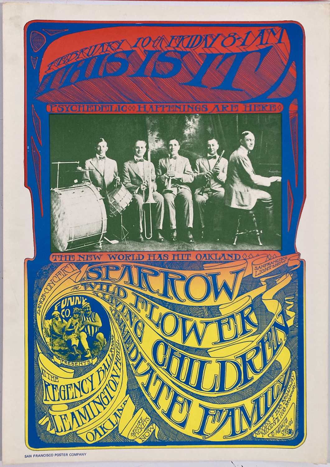 Lot 223 - SAN FRANCISCO PSYCH POSTERS.