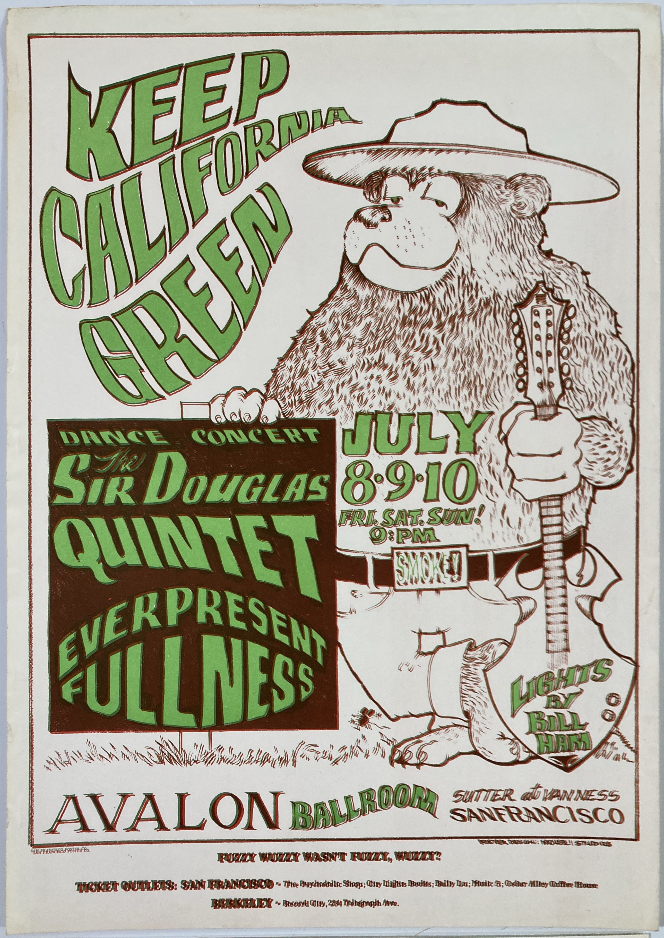 Lot 225 - SAN FRANCISCO PSYCH POSTERS.