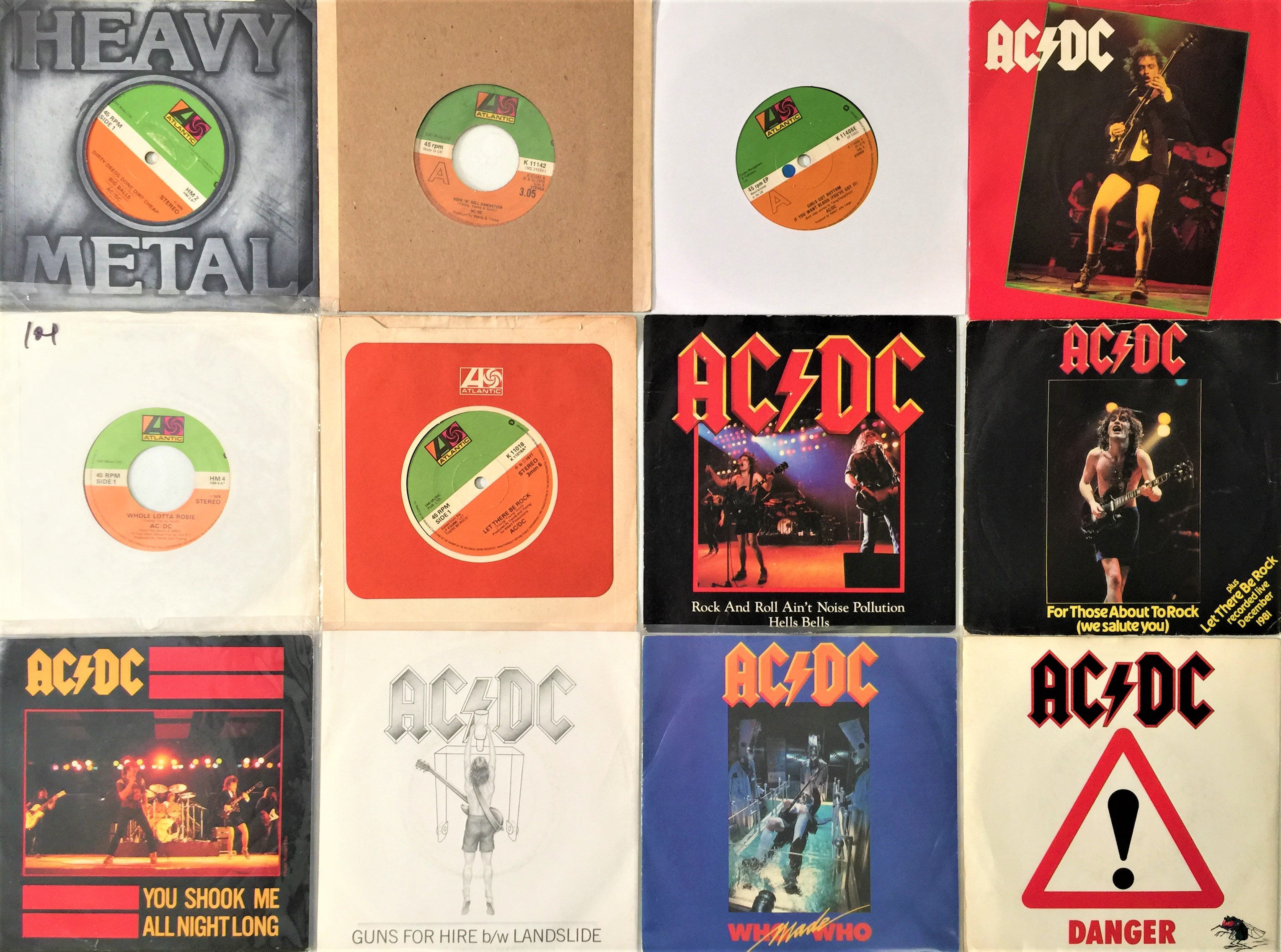Lot 374 - AC/DC - UK 7" PACK