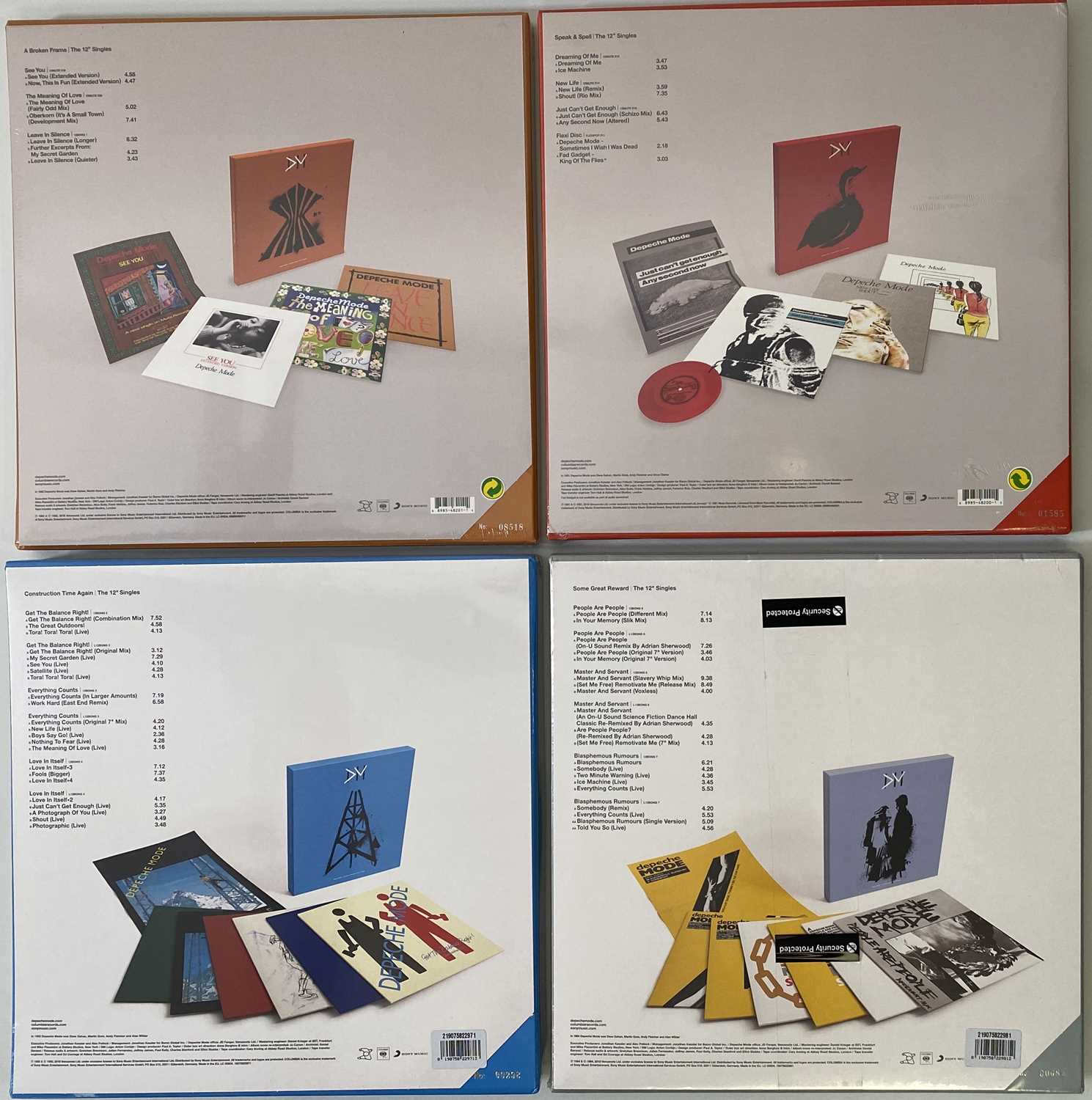 Lot 50 - DEPECHE MODE - THE 12" SINGLES COLLECTION BOX