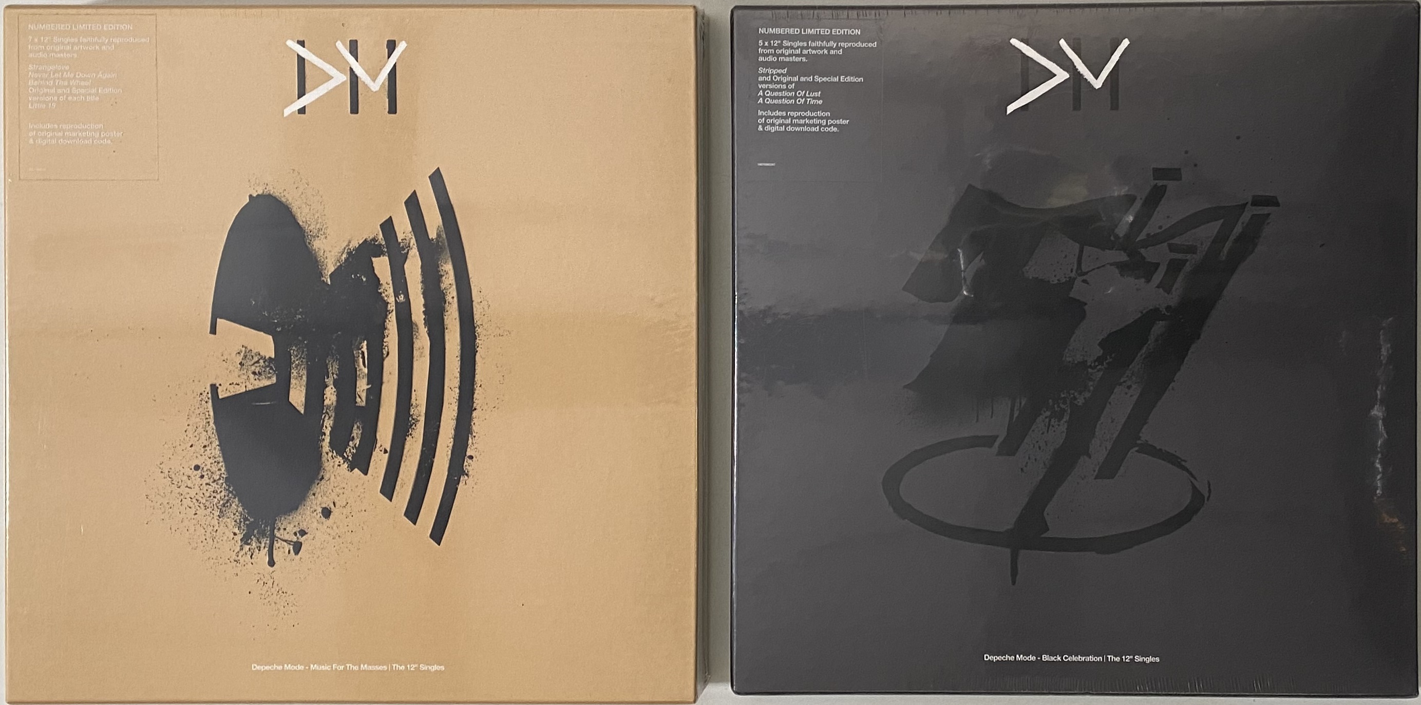 Lot 51 - DEPECHE MODE - BLACK CELEBRATION & MUSIC FOR