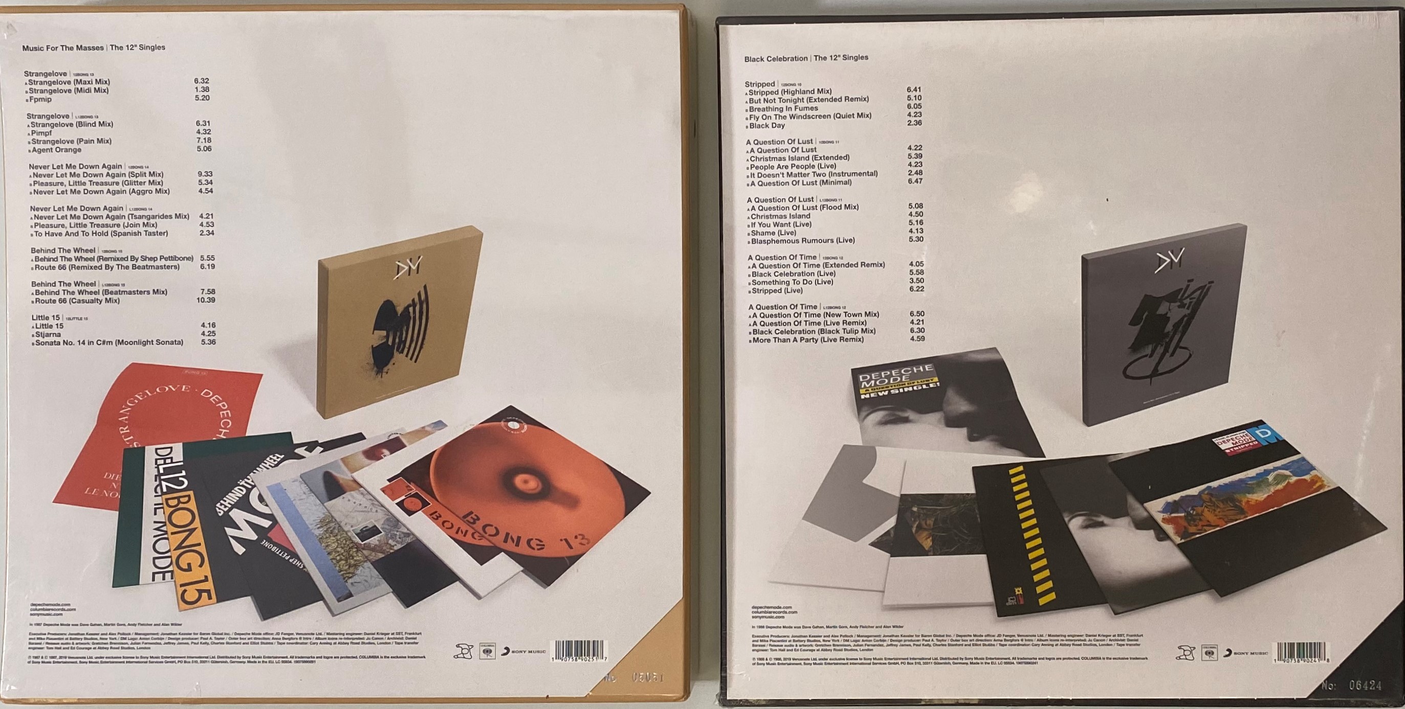 Lot 51 - DEPECHE MODE - BLACK CELEBRATION & MUSIC FOR