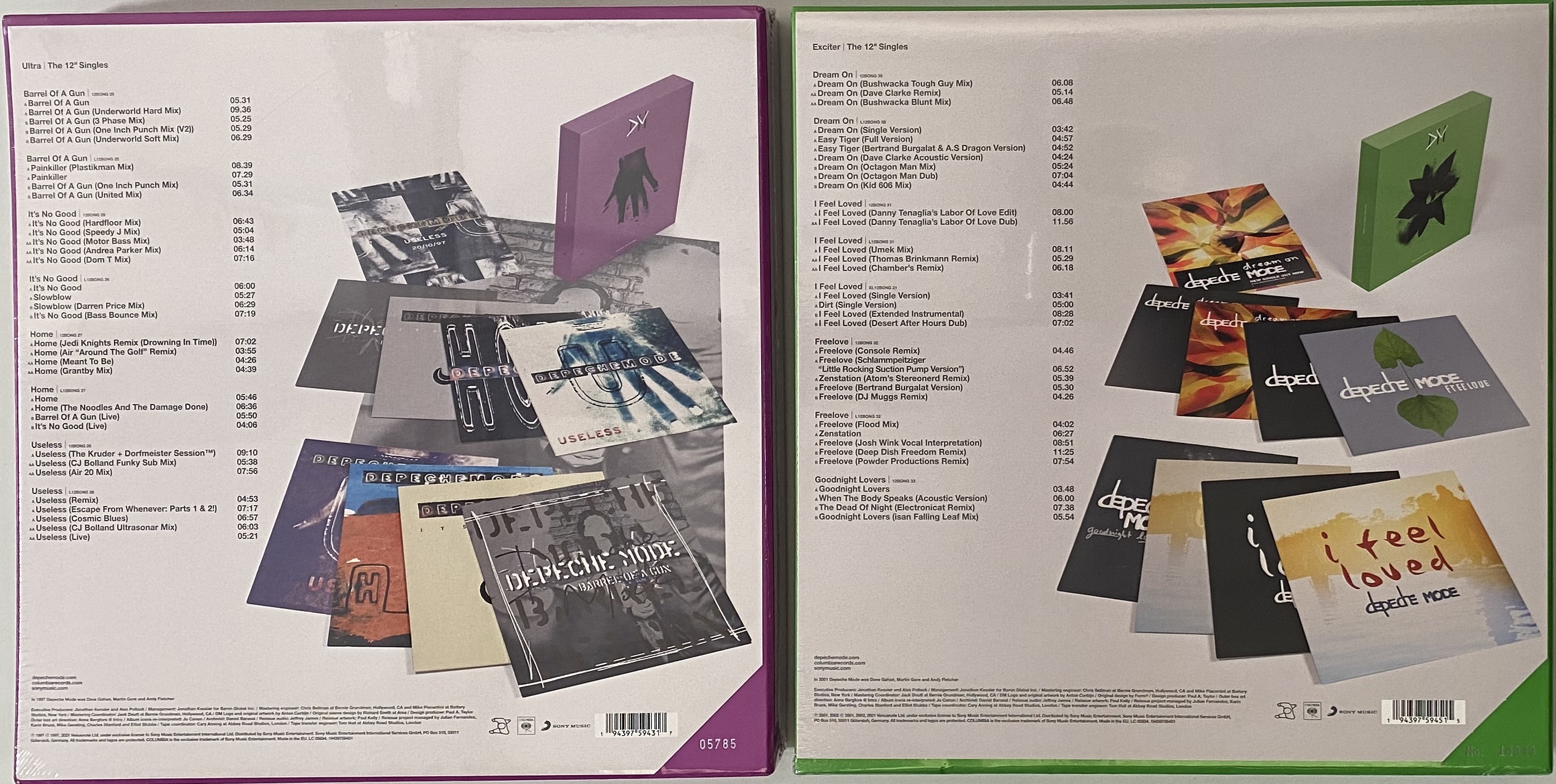 Lot 54 - DEPECHE MODE - THE 12" SINGLES BOX SET
