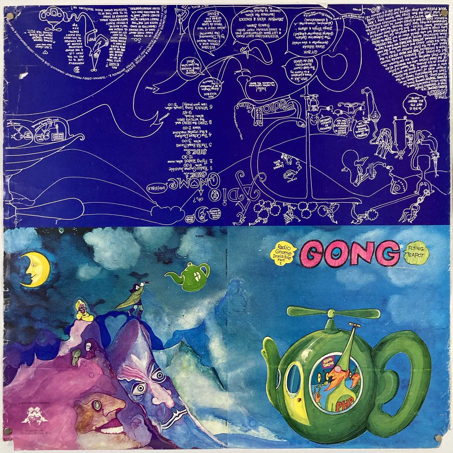 Lot 231 - VIRGIN RECORDS PROMO POSTERS INC GONG.