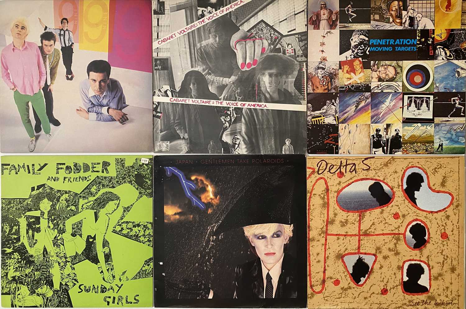 Lot 62 - PUNK / WAVE / COOL / SYNTH POP - LP