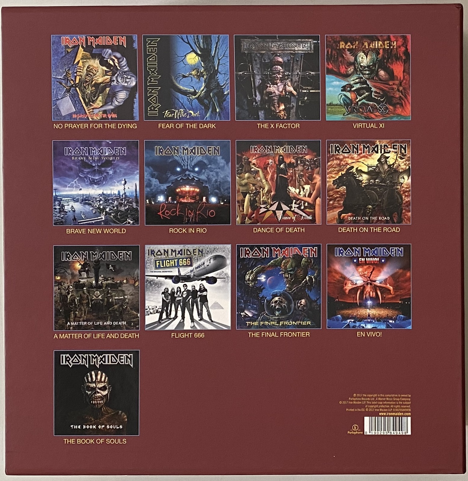 Lot 237 - IRON MAIDEN - NEW & SEALED LPs/ THE COMPLETE