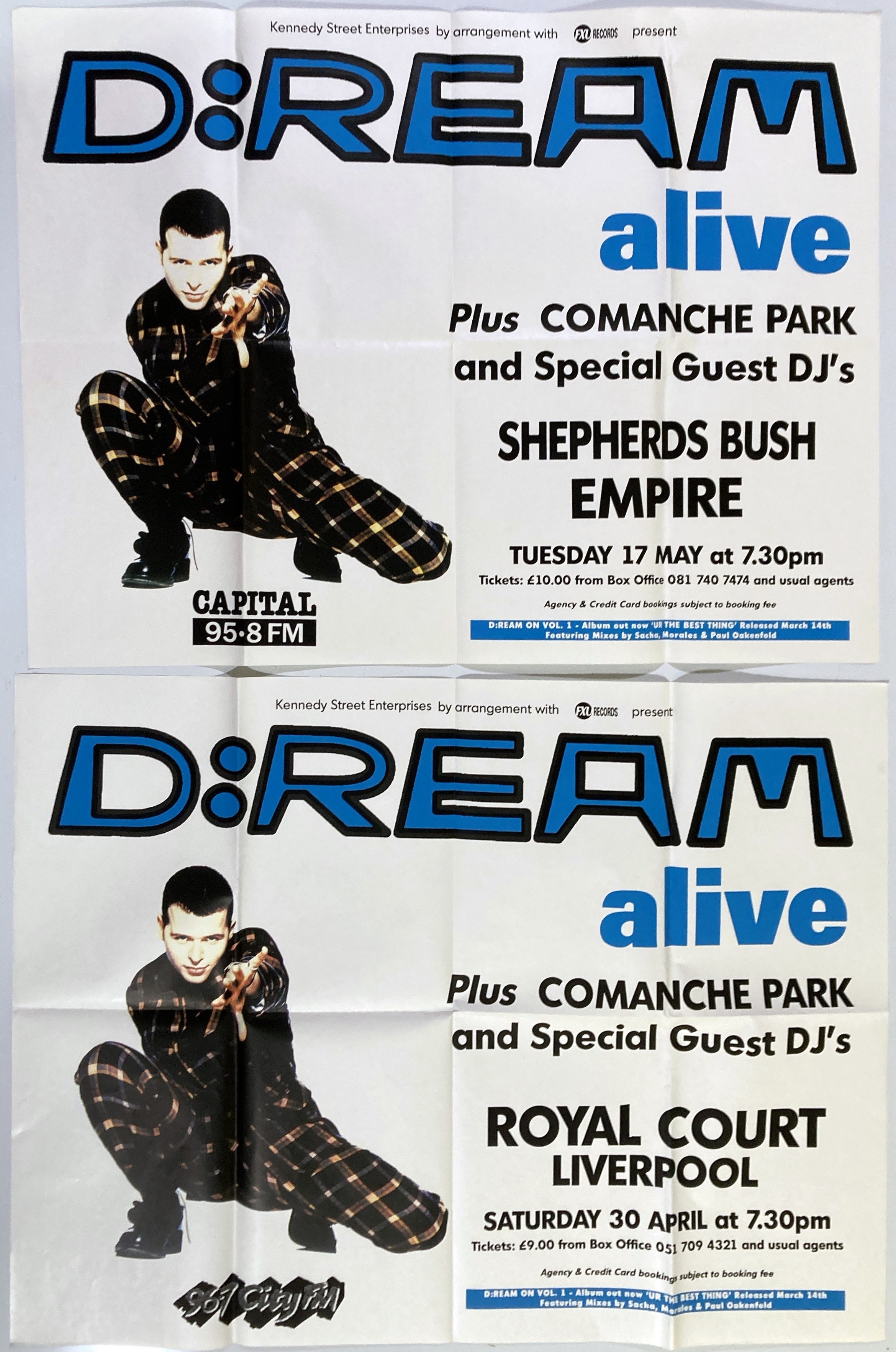 Lot 237 - LARGE POSTER ARCHIVE - 1970S TO 90S CONCERTS