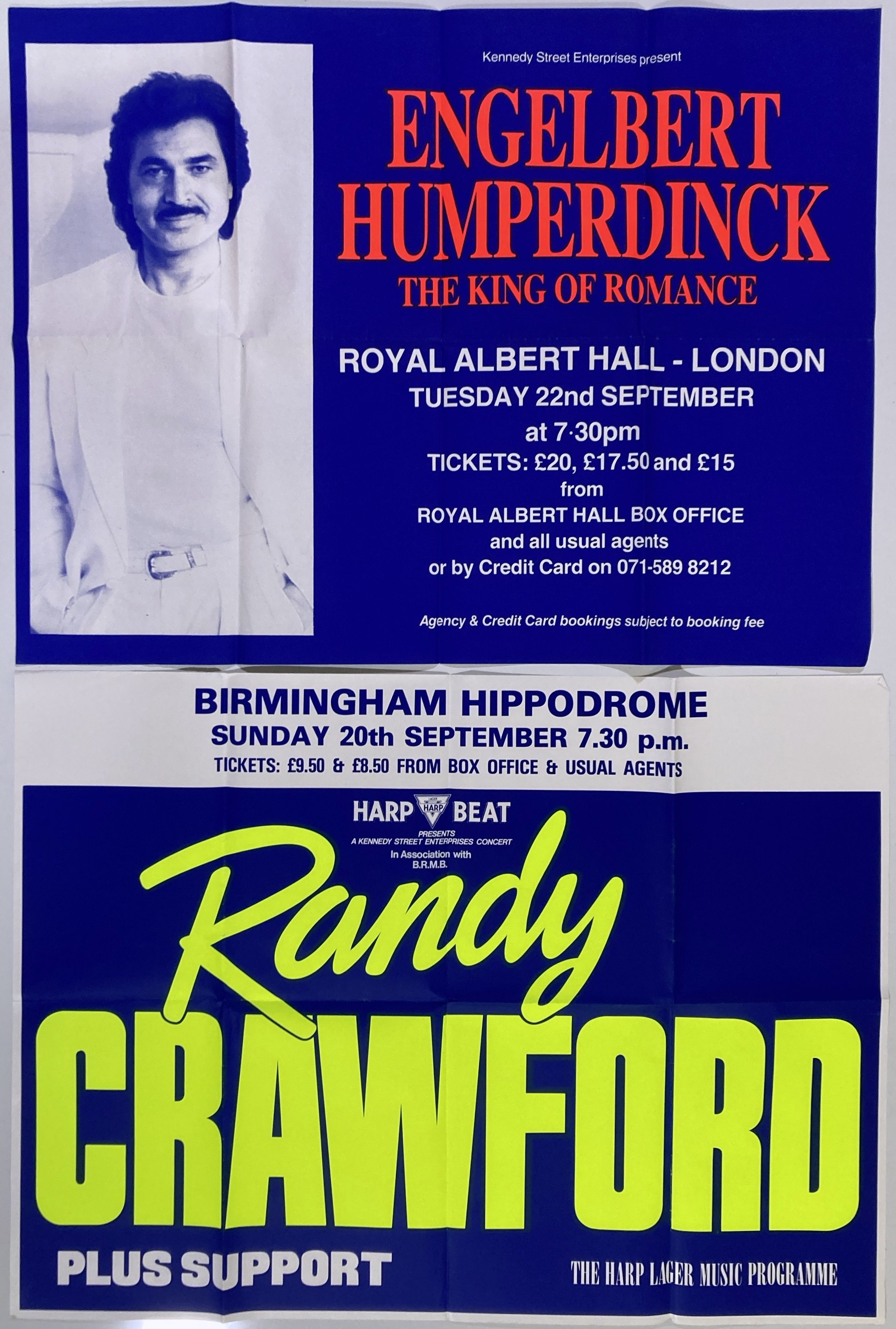 Lot 237 - LARGE POSTER ARCHIVE - 1970S TO 90S CONCERTS